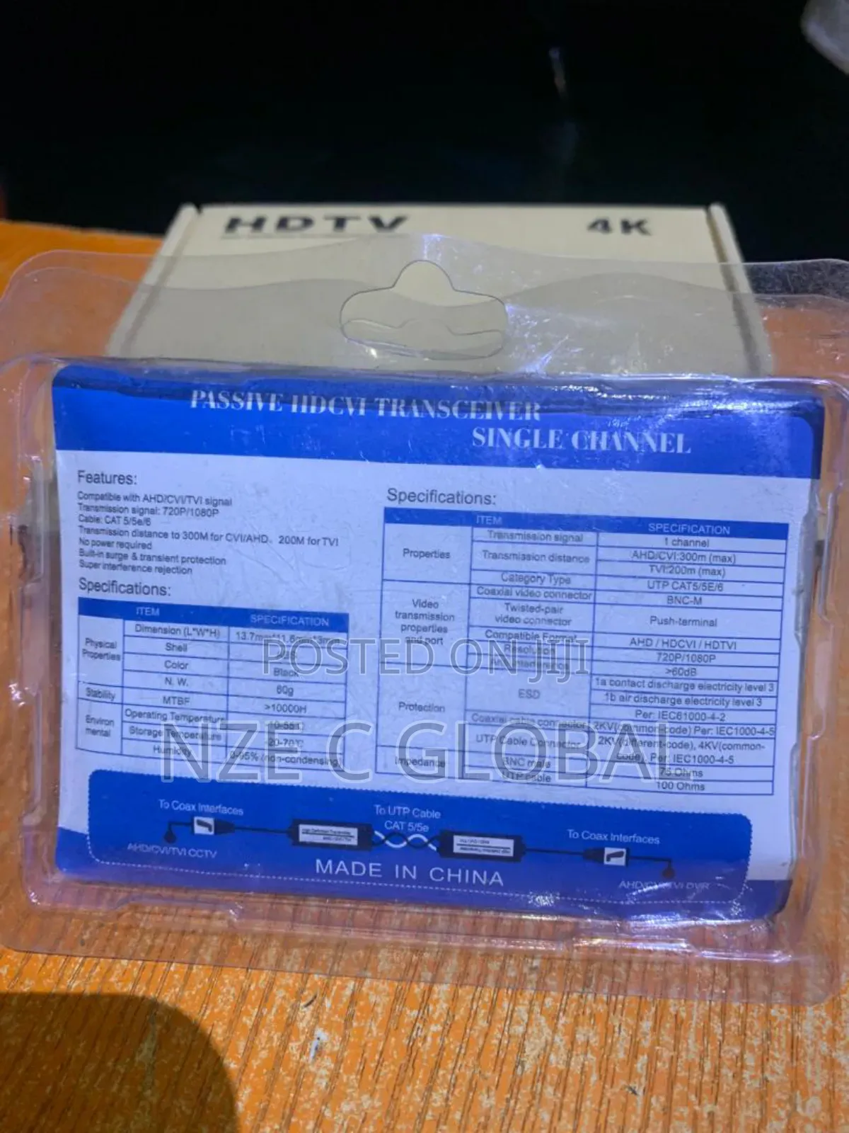 Hd Passive CCTV Video Balun Transceiver (Ahd/Cvi/Tvi) - Pair in Mushin ...