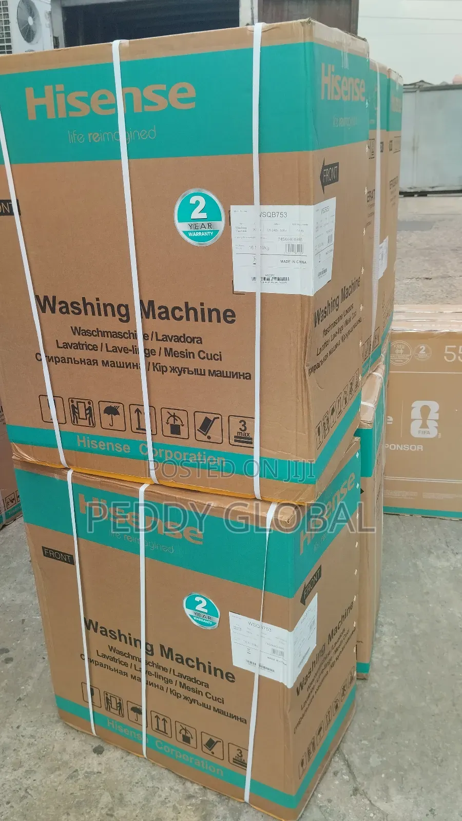 Hisense Top Load Twin Tub 7.5kg (Wsqb753) Washing Machine|Pay on Deliv ...