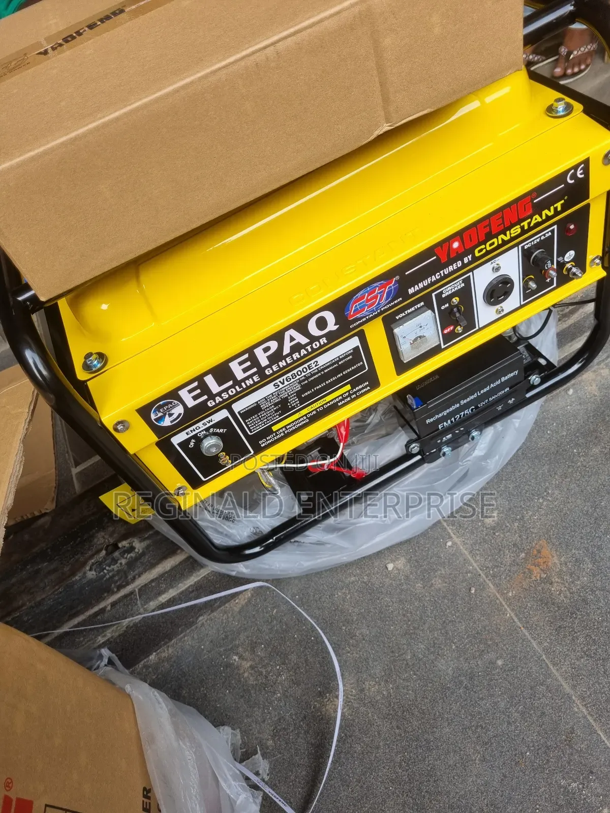 Original Elepaq Constant Yaofeng Petrol Generator in Ogba - Electrical ...