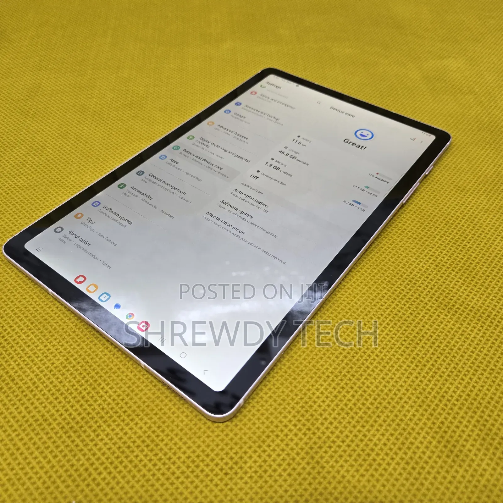 Samsung Galaxy Tab S6 Lite 64 GB Pink in Wuse - Tablets, Shrewdy Tech ...