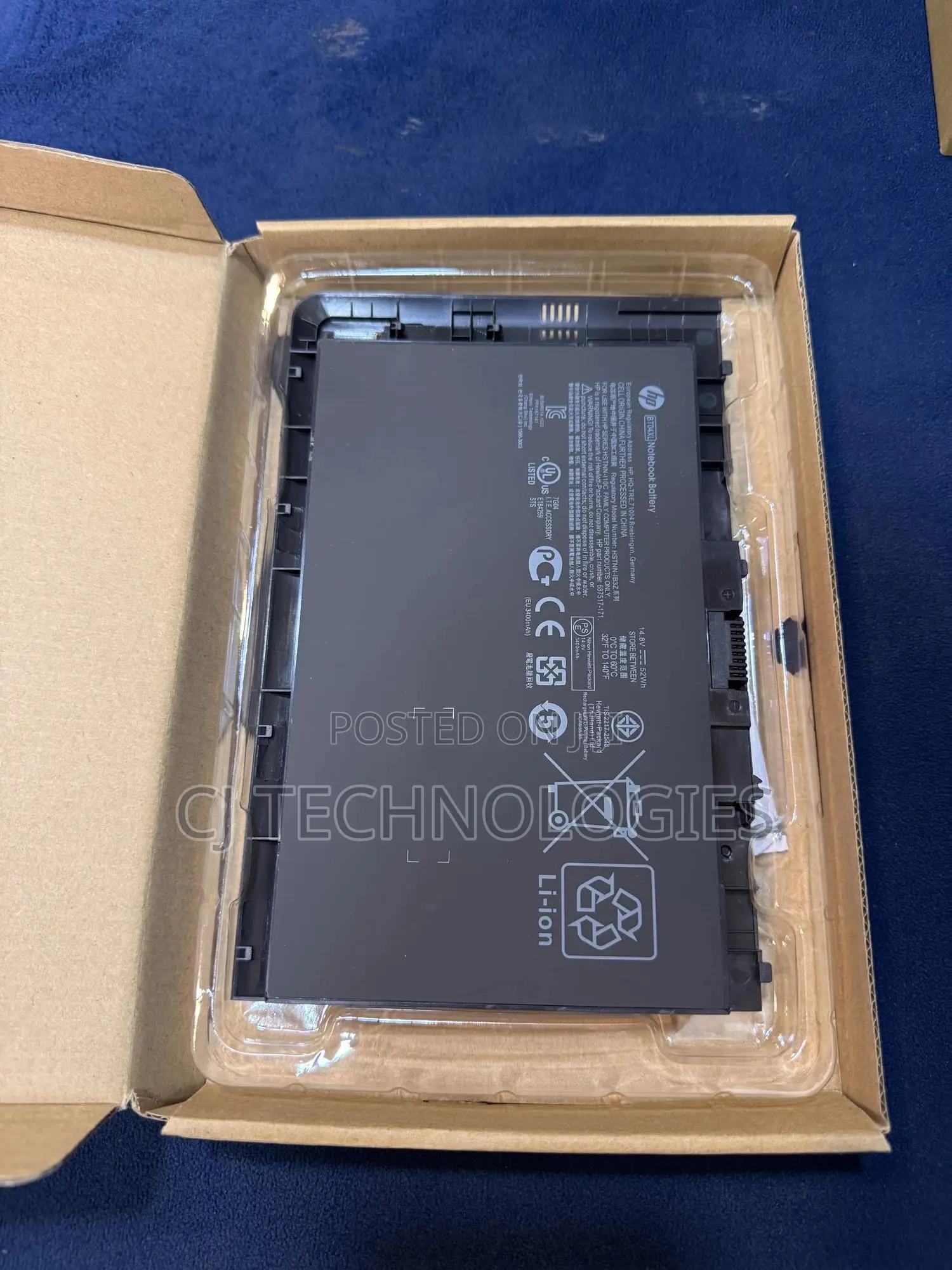 Original Follow Come Hp Elitebook Folio 9470m 9480m Bt04. Battery in ...