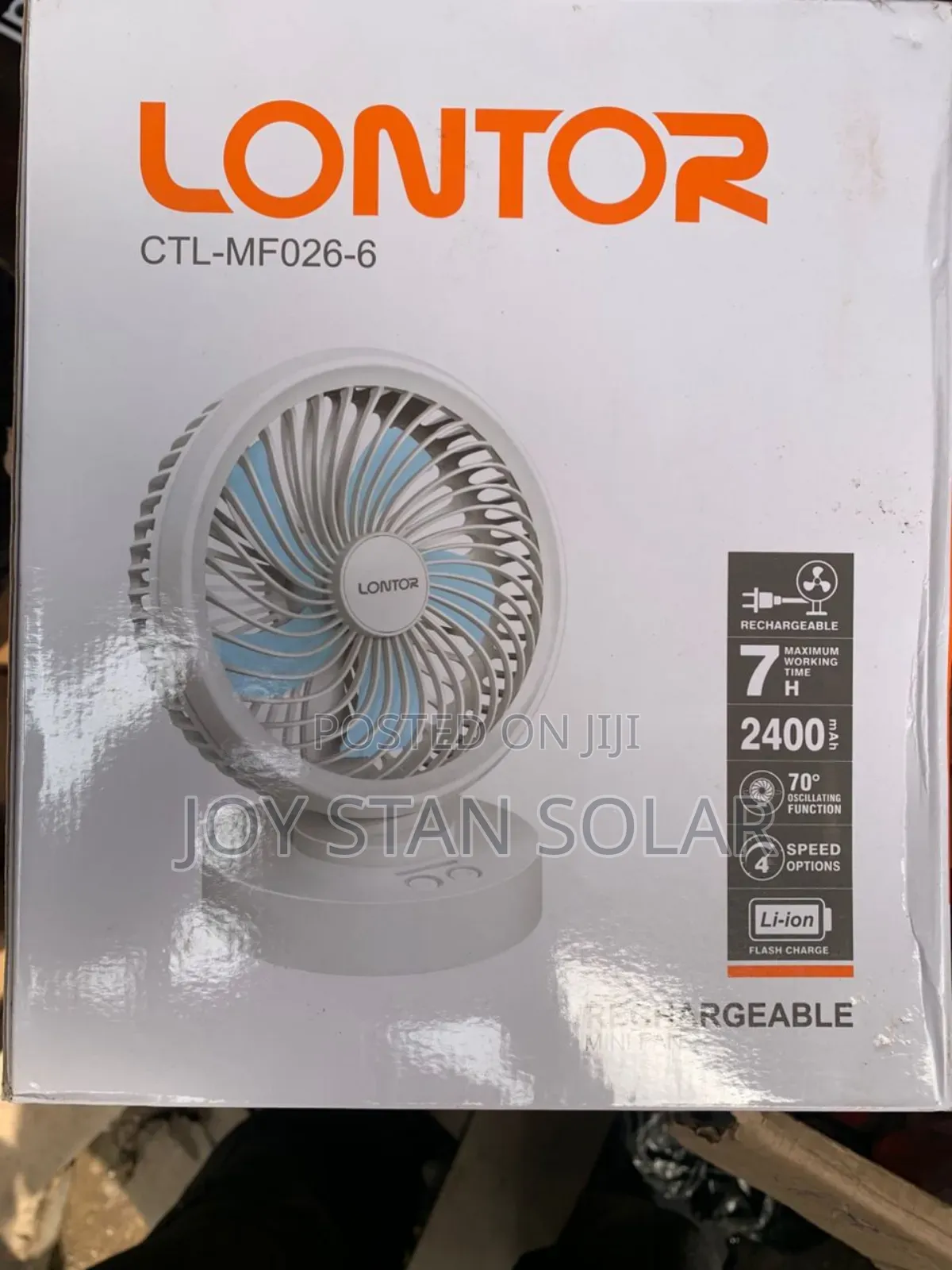 Lontor Rechargeable Table Fan in Ojo - Electrical Equipment, Joy Stan ...