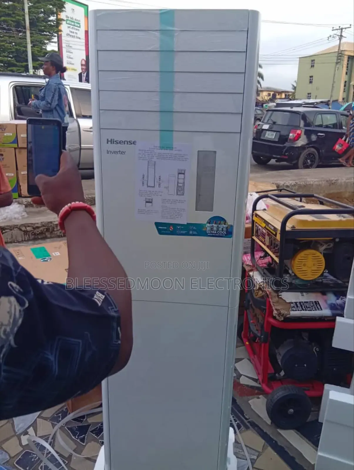 Hisense Inverter Standing Unit Ac 2hp With Installation Kits and Wire ...
