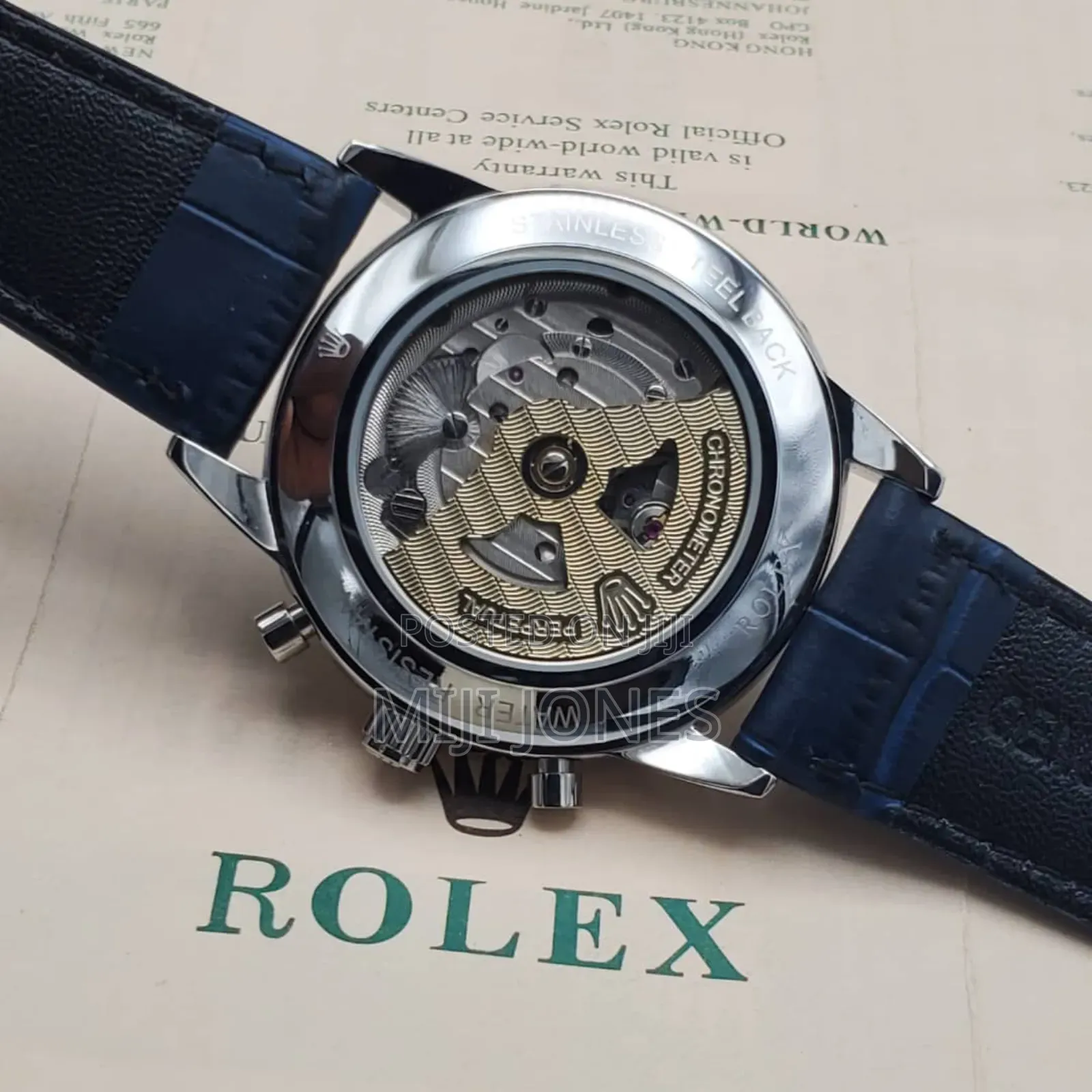 *Rolex Inspired Men’S Automatic Leather‐Strap Watch* in Eko Atlantic ...