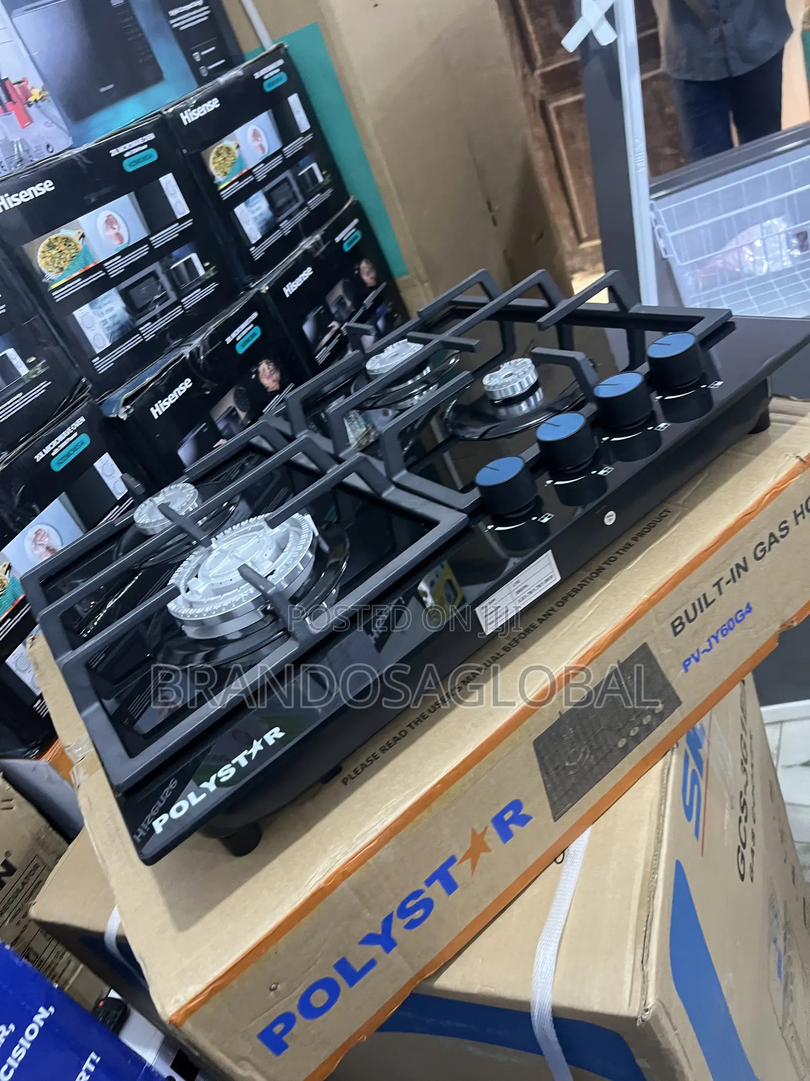 Polystar 4 Burner Built-in Gas Hob Pv-Gt60g4 Easy Maintenance Design in ...