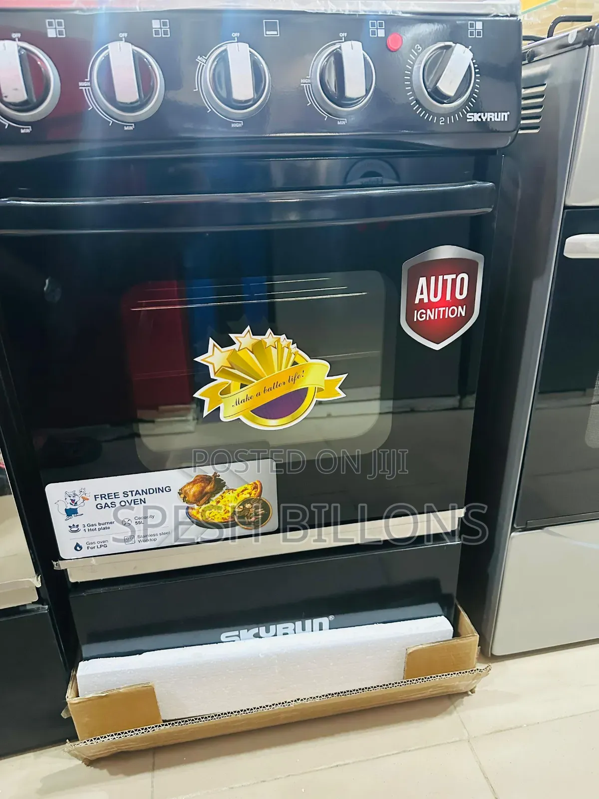 Skyrun Gas Cooker 4 Burner | Low Gas Consumption | Auto Ignition in ...