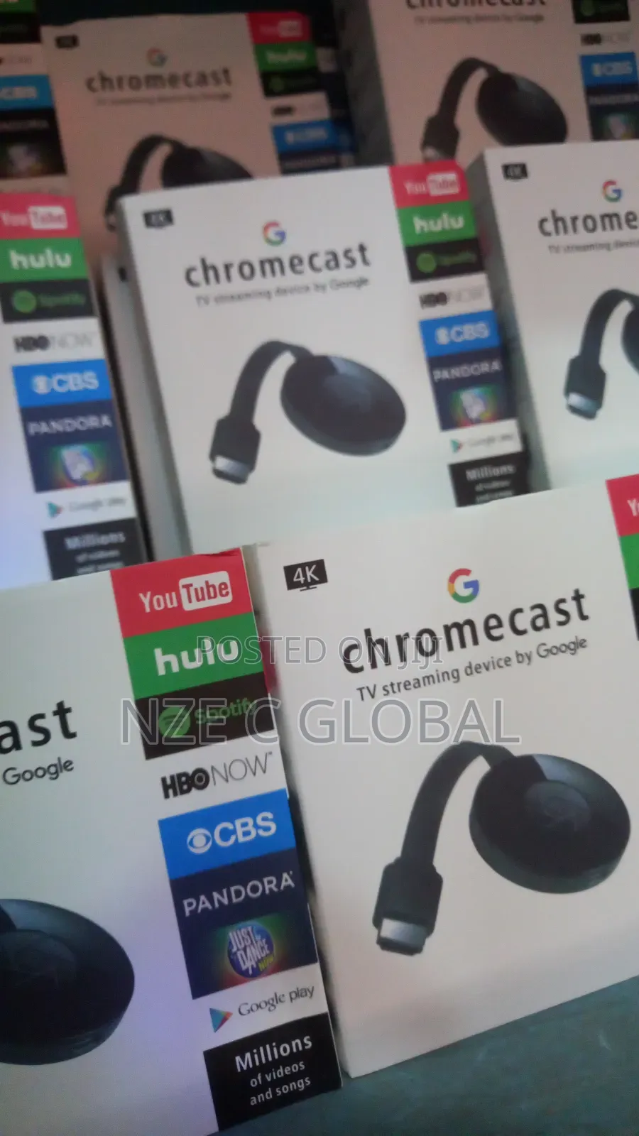 Google Chromecast Tv Streaming Device (New in Box) - Stream to Any in ...