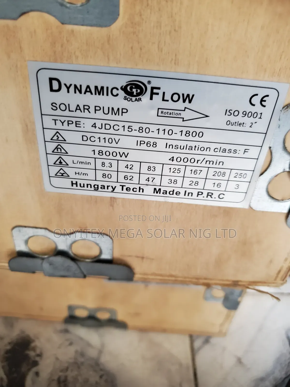 Dc Dynamic Submersible Solar Pump 2.5hp in Ojo - Electrical Equipment ...