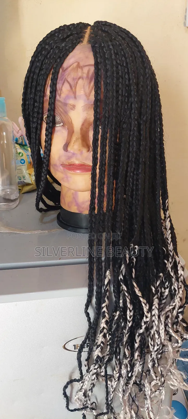 Two Tone Braided Wig- Used in Lugbe District - Hair Beauty, Rosemary ...