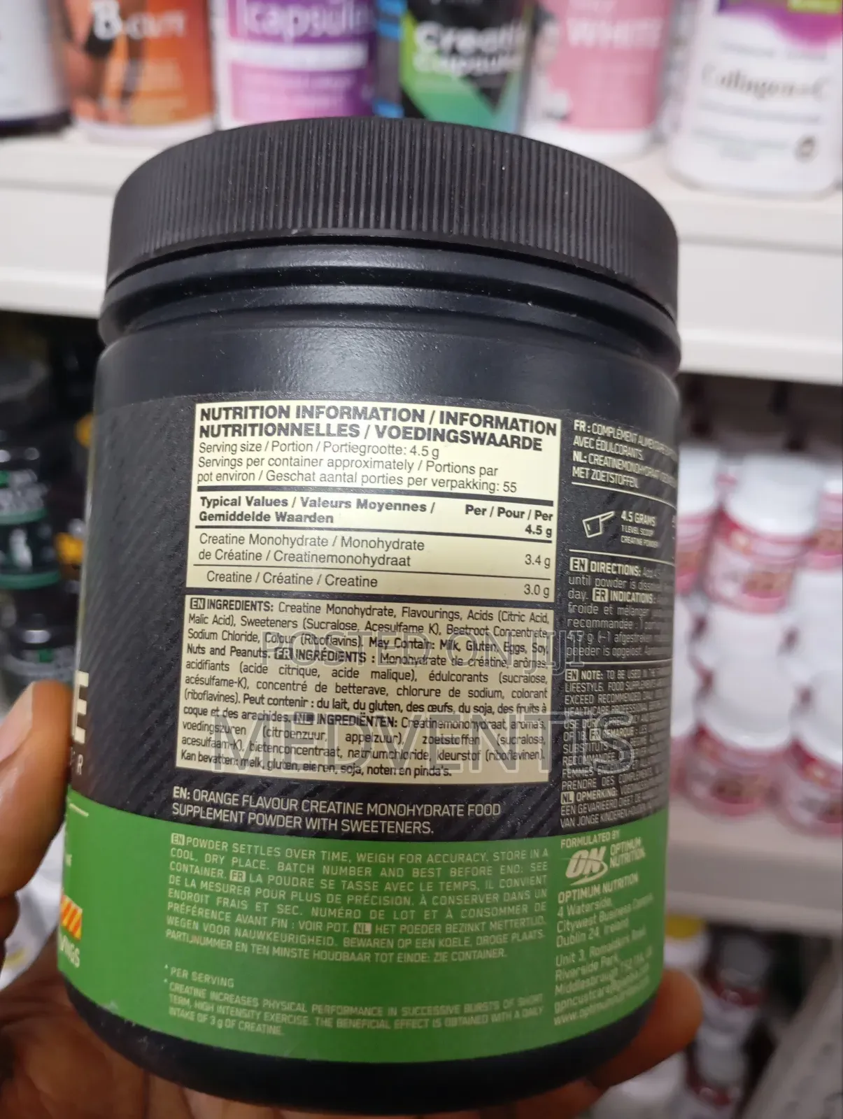 Optimum Nutrition Creatine Powder 55 Serving in Wuse - Vitamins ...