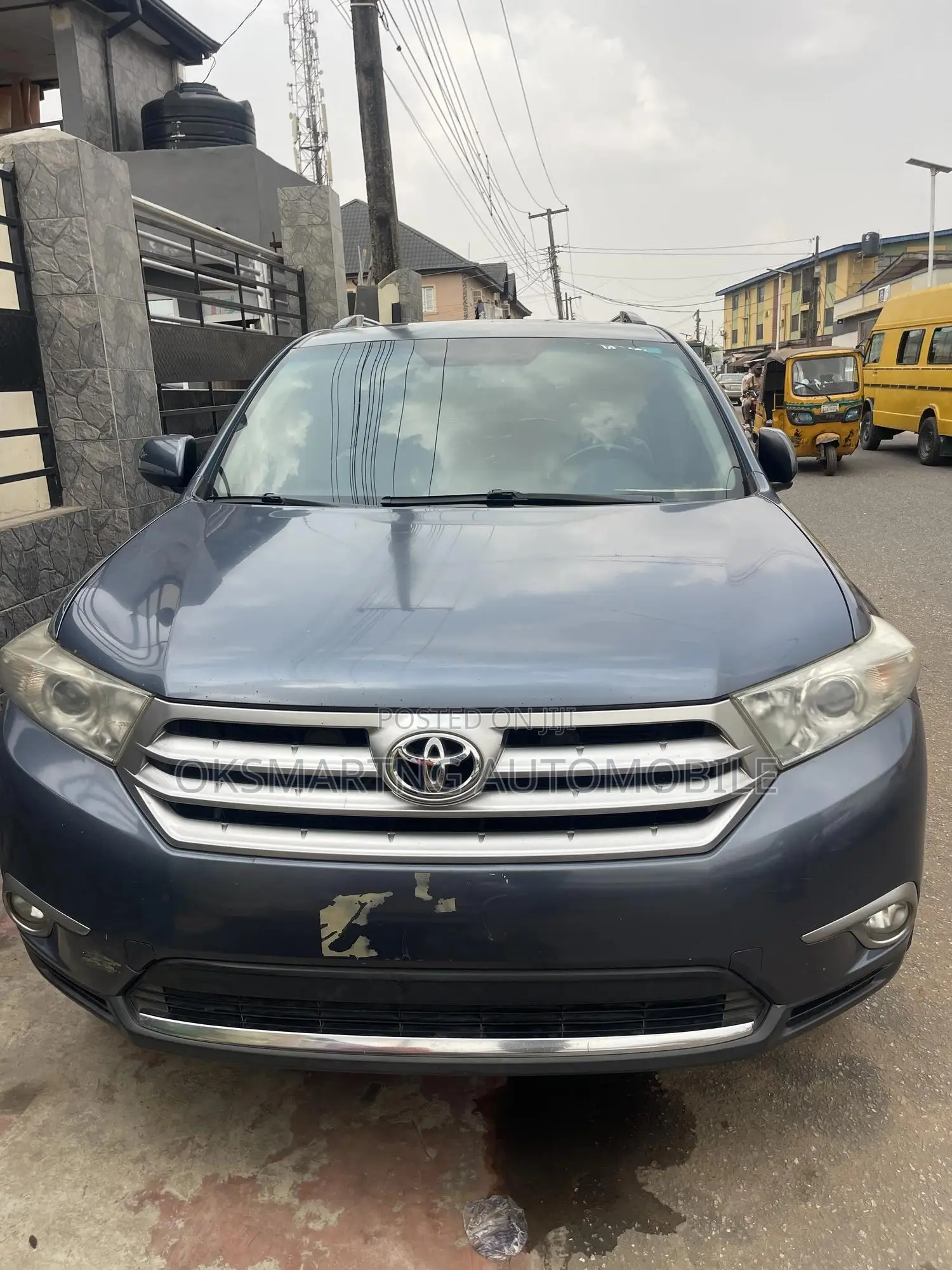Toyota Highlander Limited 3.5L 2WD 2013 Blue in Ikeja - Cars, Oksmart ...