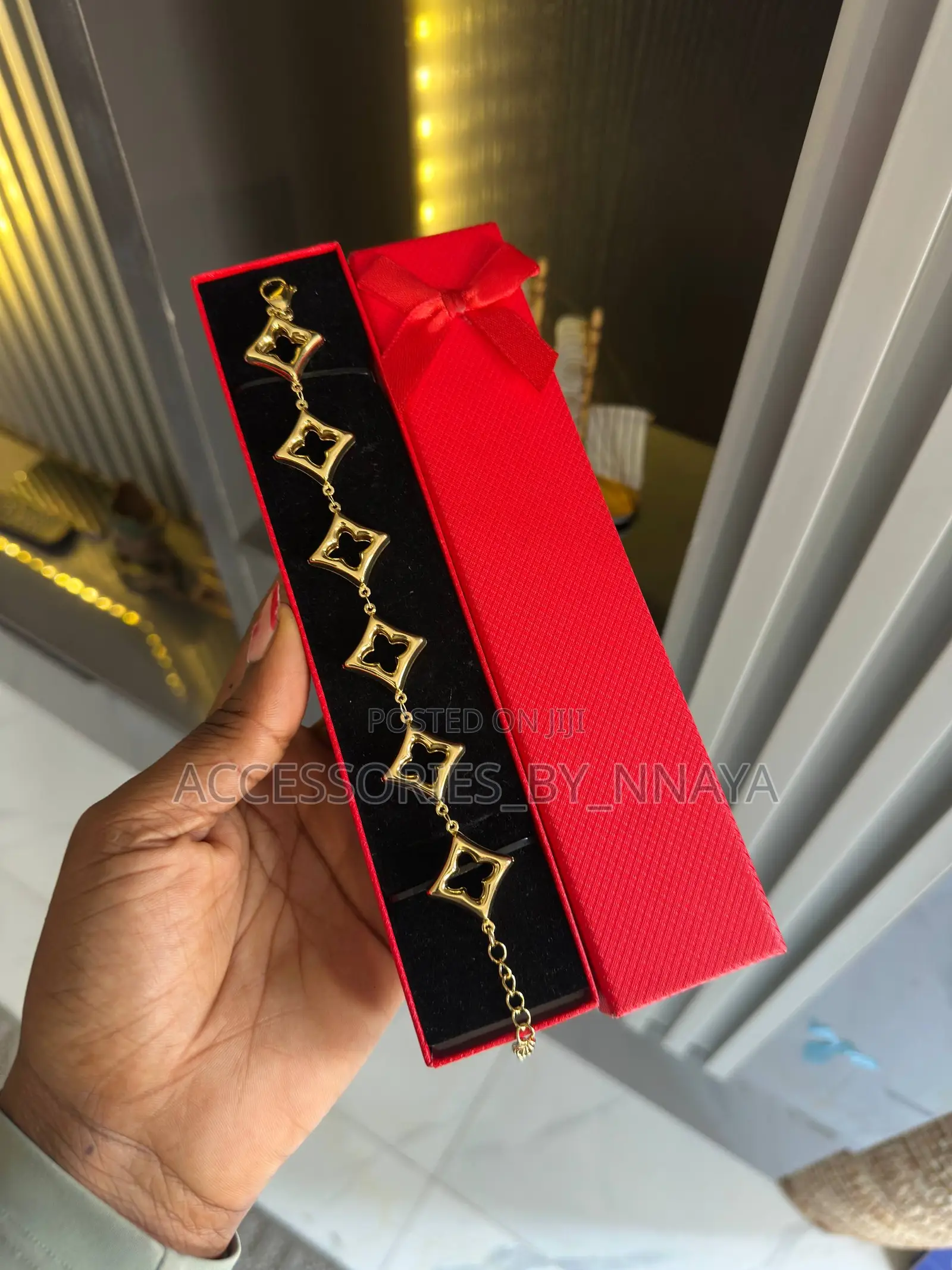 Triangle Chunk Gold Bracelet in Ikeja - Jewelry, Accessoriesbynnaya ...