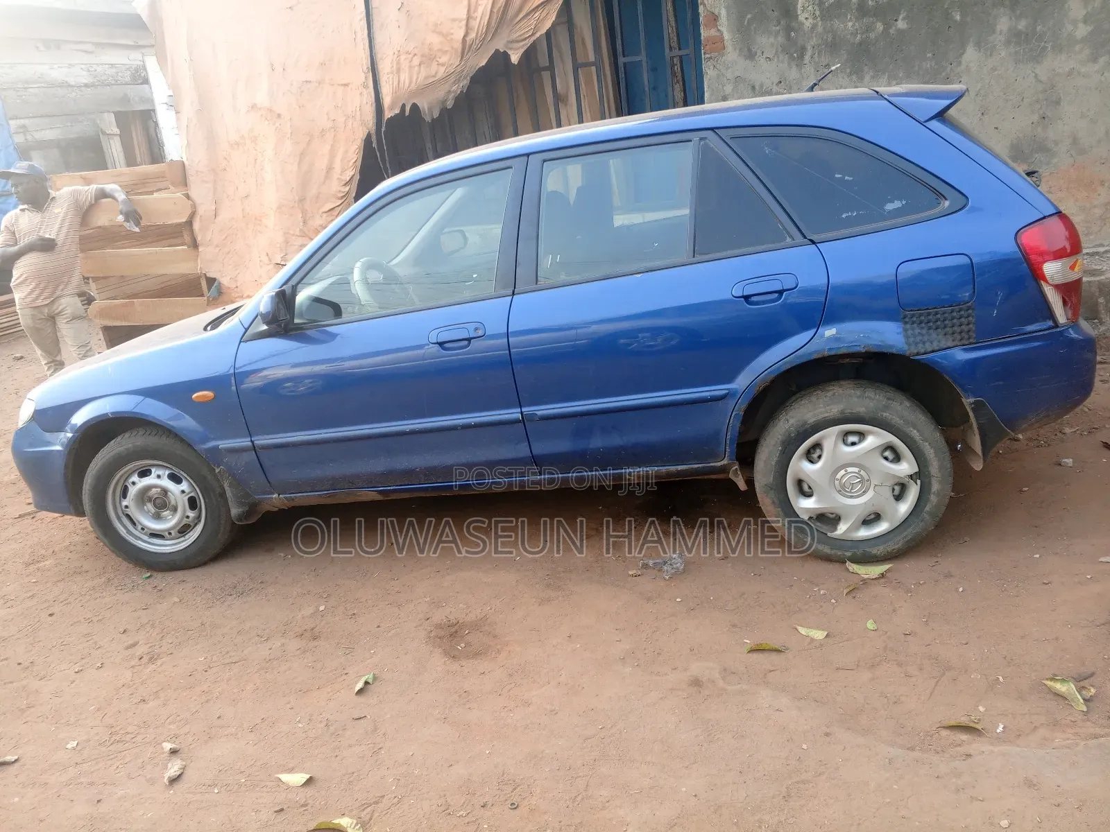 Mazda 323 1.6 2002 Blue in Sagamu - Cars, Blue Autos | Jiji.ng