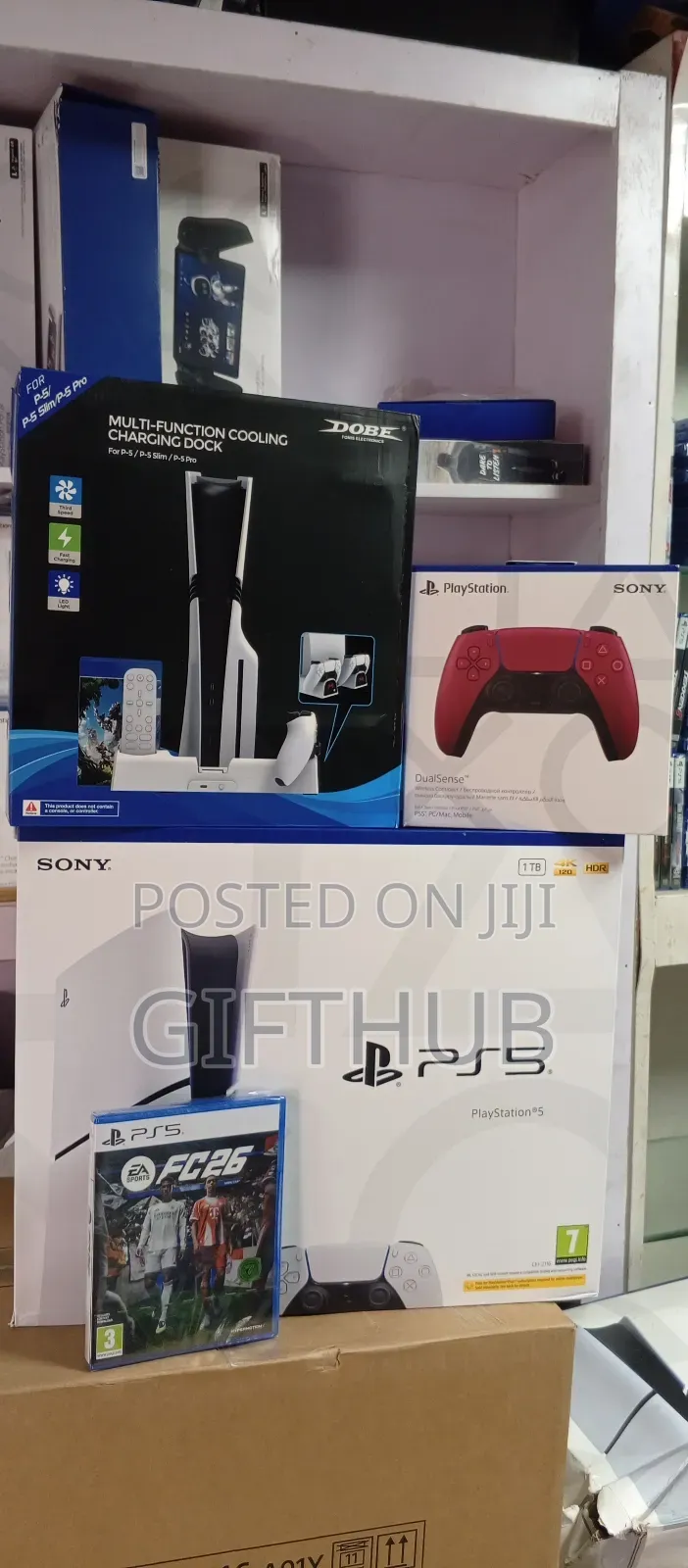 Slim Console 1tb Combo, Fc 26 Ps5, Ps5 Pad, Cooling Stand in Ikeja ...