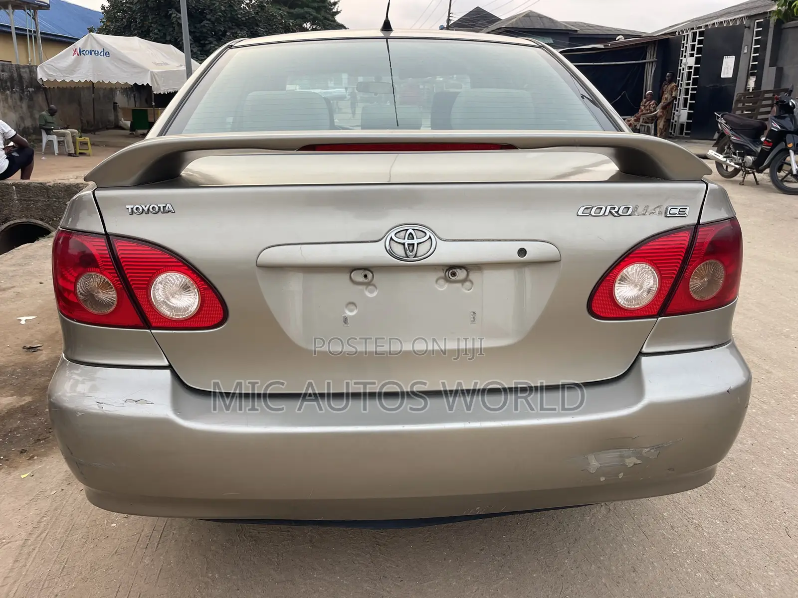 Toyota Corolla 2007 Gold in Ikeja - Cars, Mic Autos World | Jiji.ng