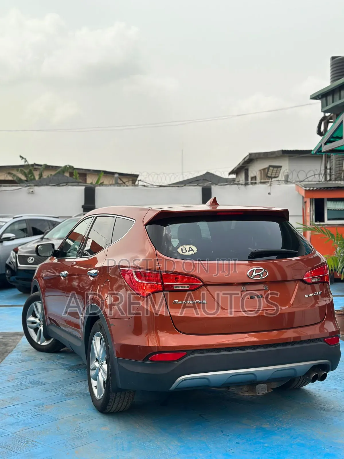 Hyundai Santa Fe Limited 4dr SUV AWD (3.3L 6cyl 6A) 2014 Orange in Ogba ...