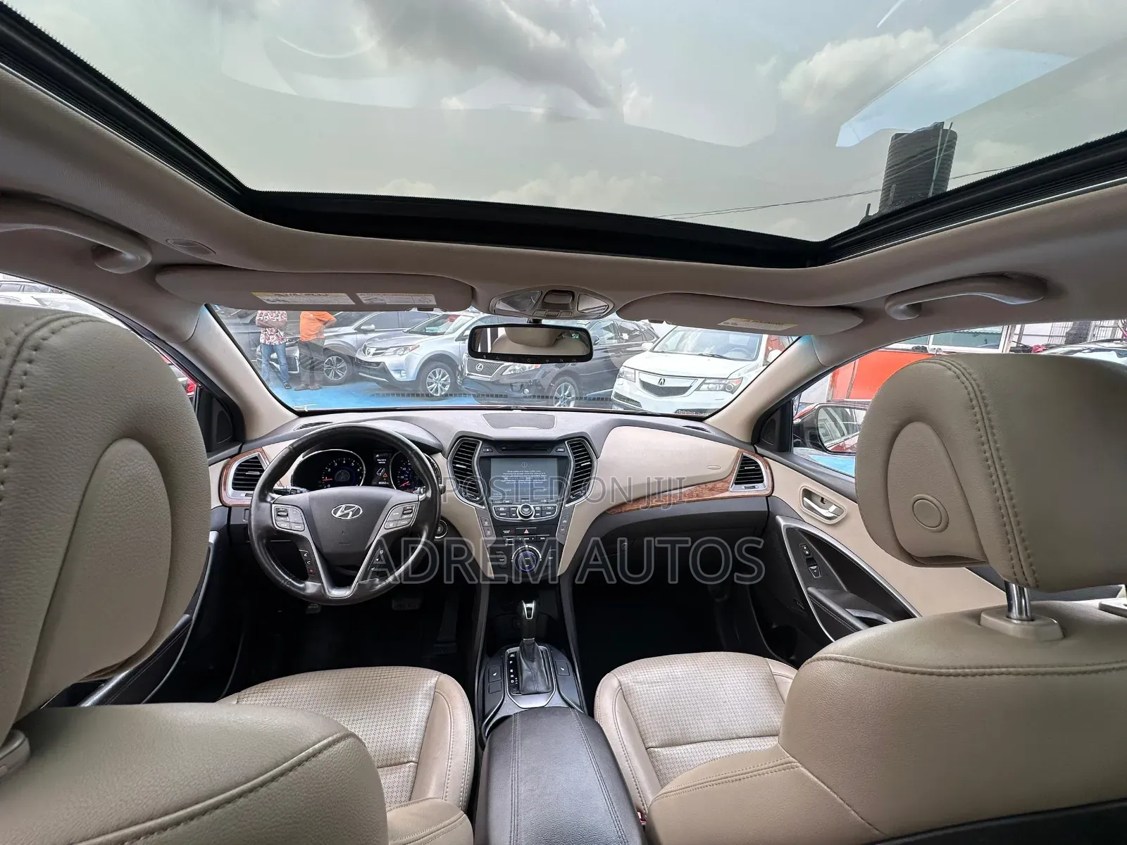 Hyundai Santa Fe Limited 4dr SUV AWD (3.3L 6cyl 6A) 2014 Orange in Ogba ...