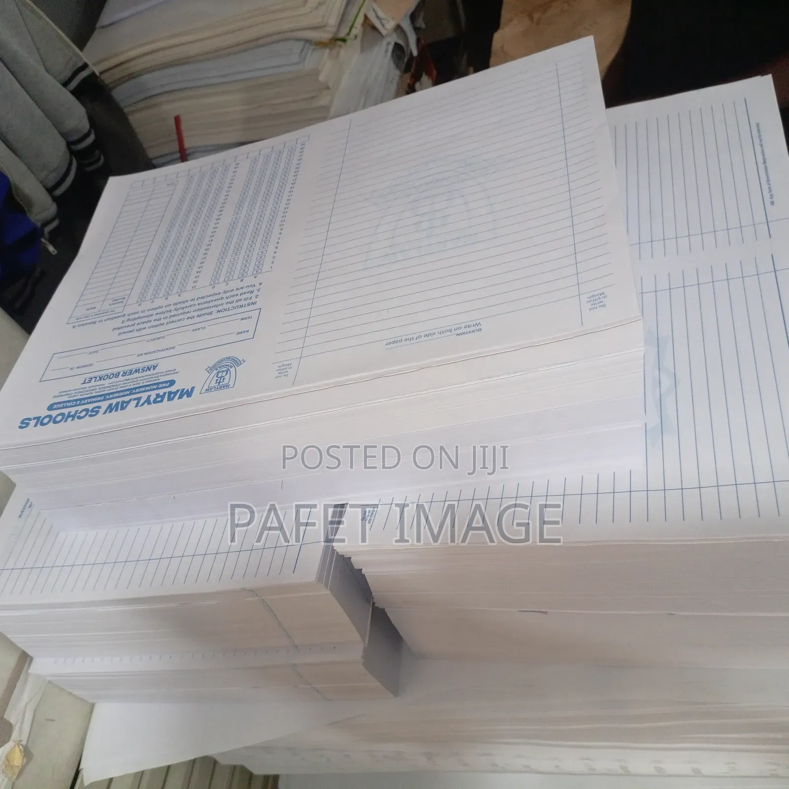 Exam Answer Booklets Exam Sheets for Schools in Ajah - Printing ...