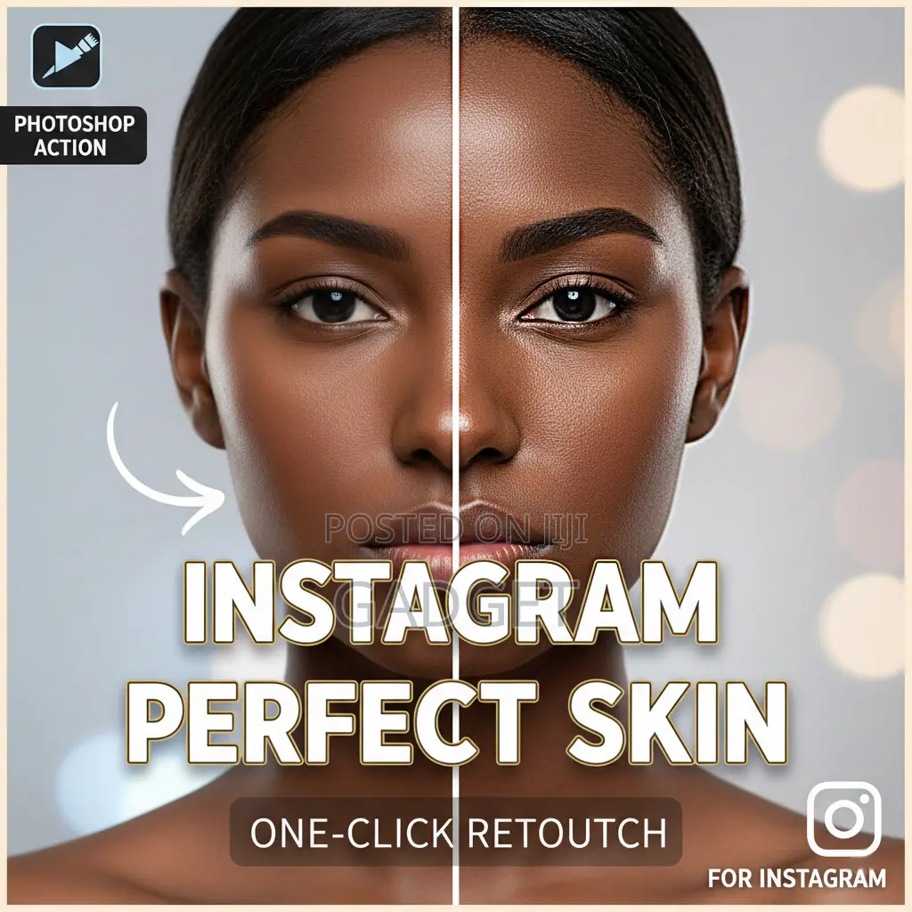 Skin Retouching Photoshop Action (Pro-Level) in Alimosho - Computer ...