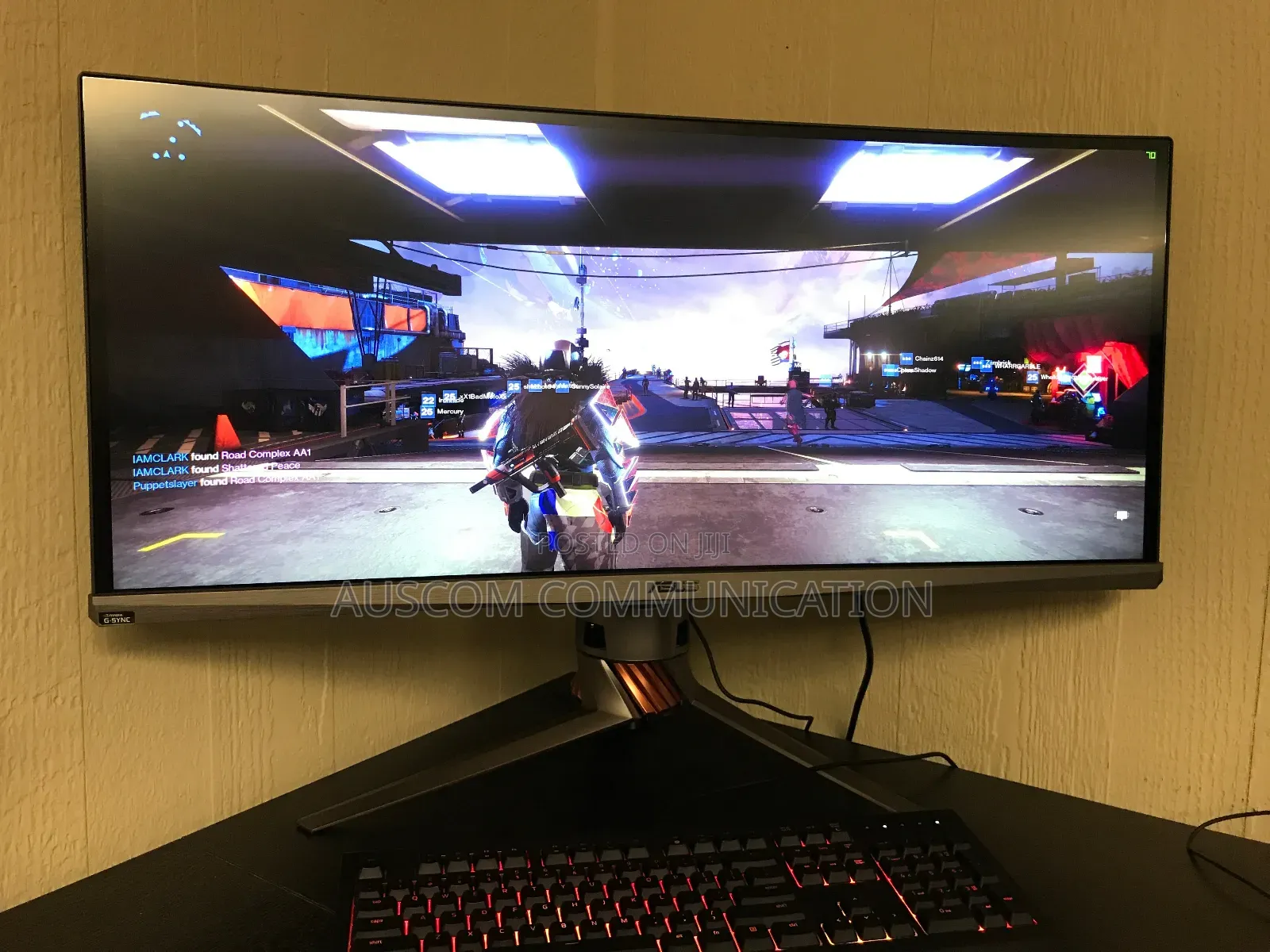 Asus 34 Inches Curve Gaming Monitor QHD 3440*1440 Ips Panel16:10 Ratio ...