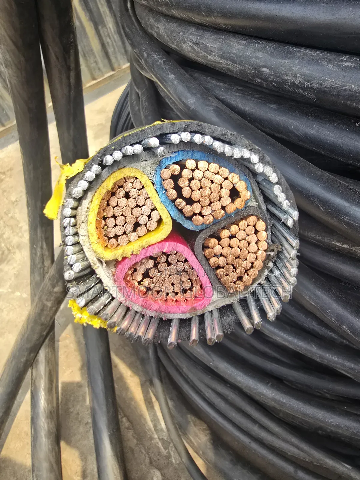 240mm 4core Nigeria Armored Cable, Nigerchin Armoured Cable for sale ...