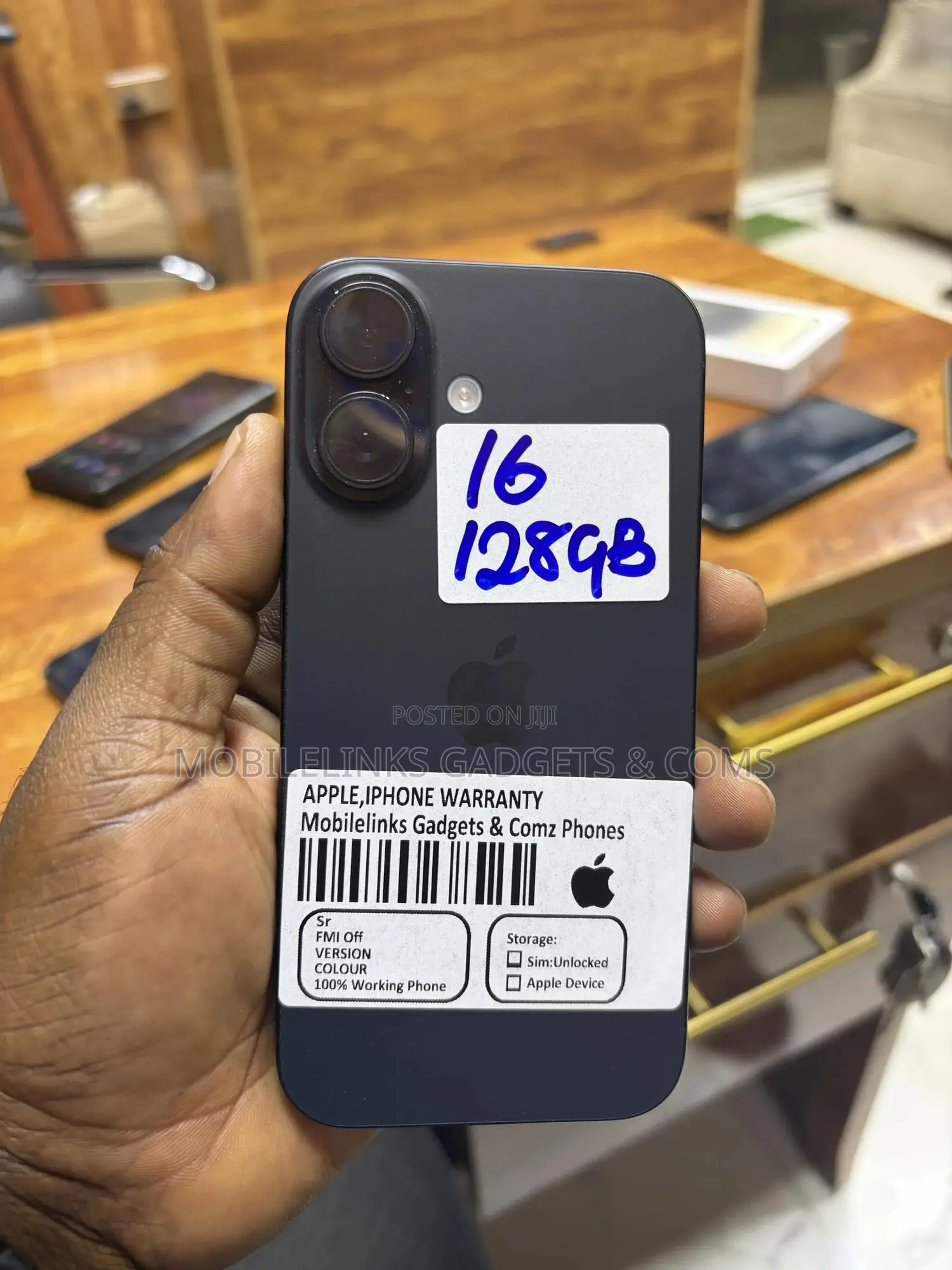 Apple iPhone 16 128 GB Black in Wuse 2 - Mobile Phones, Mobilelinks ...