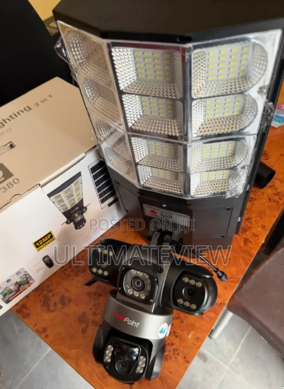 V380 Solar Street Light Camera 12mp in Ikorodu - Security ...