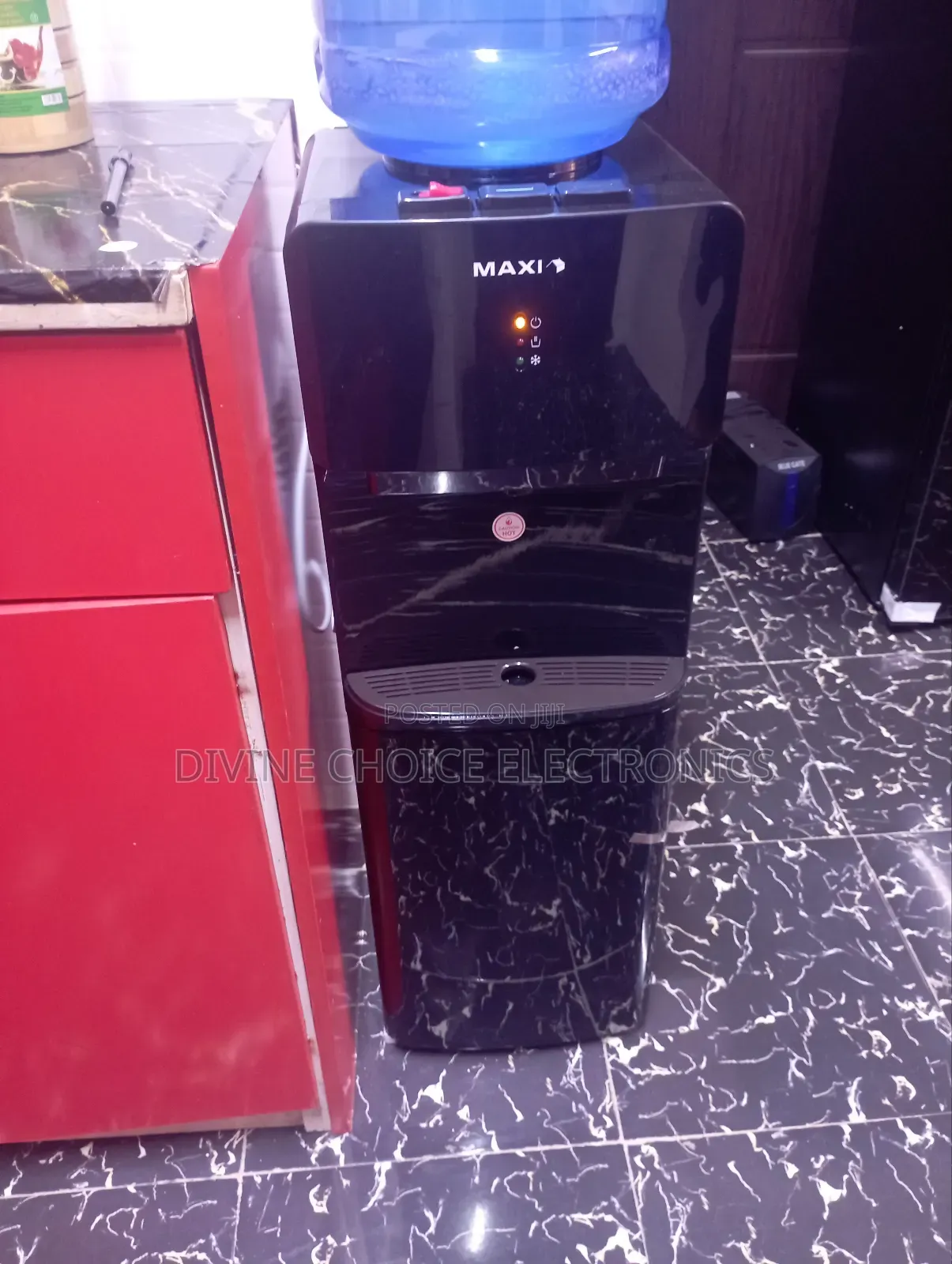 Maxi 1836s-B 3-Faucet Top Load Water Dispenser With Refrigerator in Ojo ...