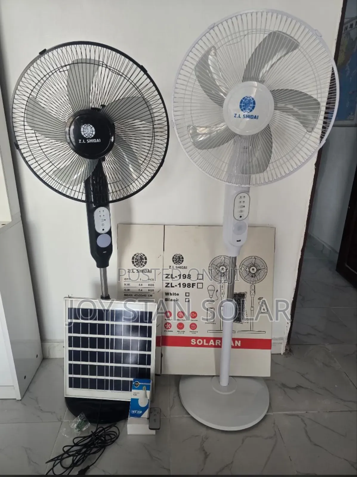 Rechargeable Solar Standing Fan in Agbara-Igbesan - Home Appliances ...