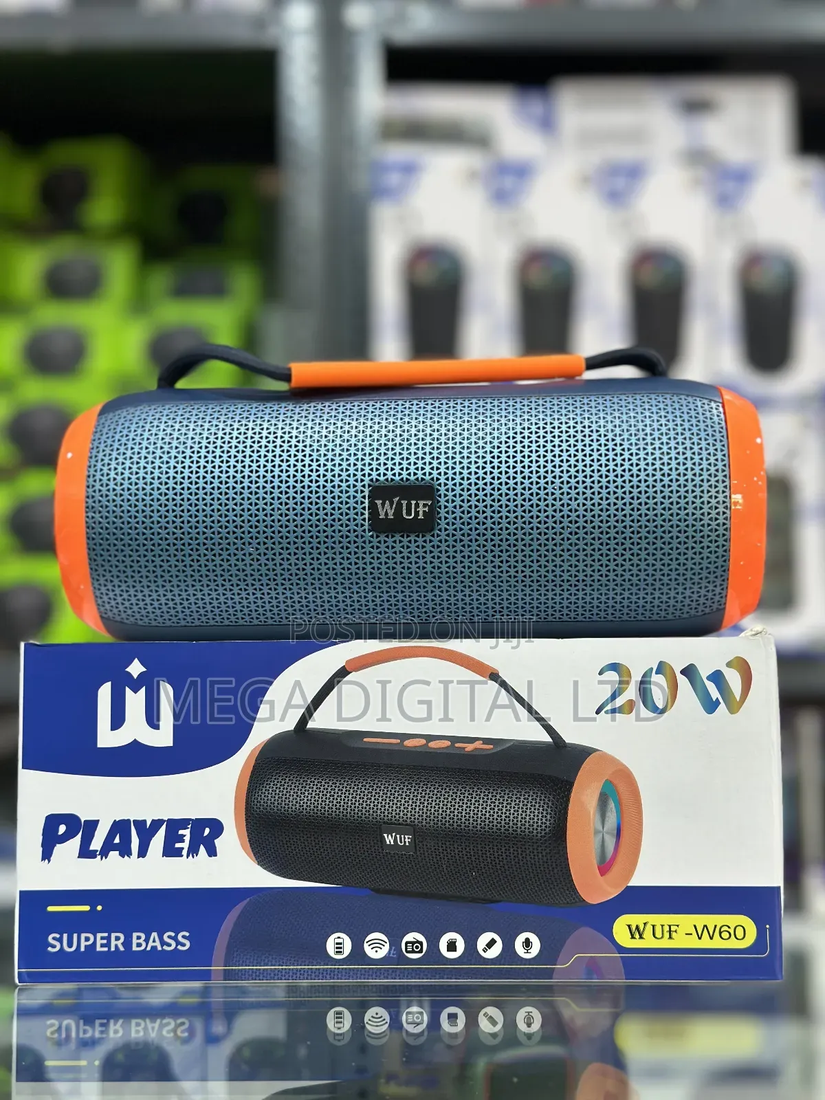 Wuf W60 Bluetooth Speaker in Ikeja - Audio & Music Equipment, Mega ...