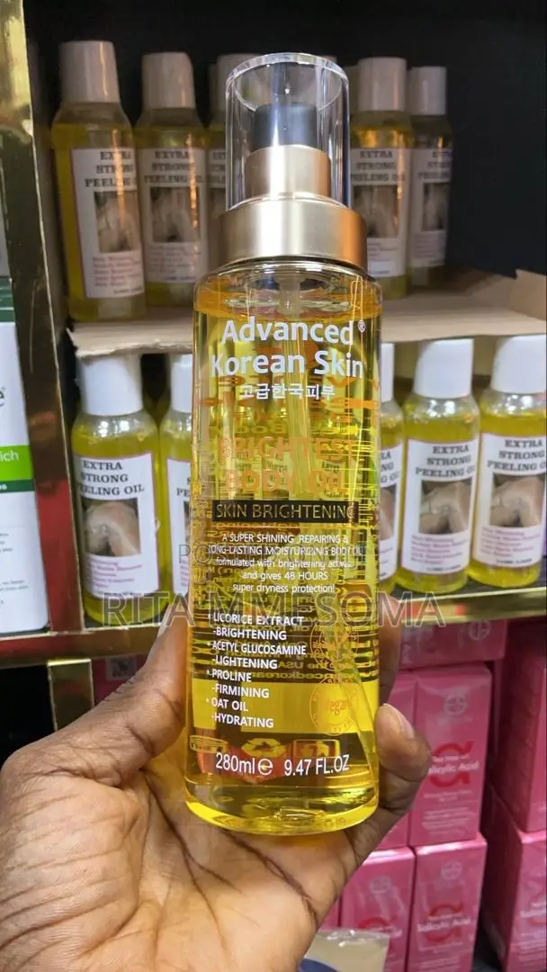 Advanced Korean Skin Lightening and Brightening Body Oil in Anambra ...