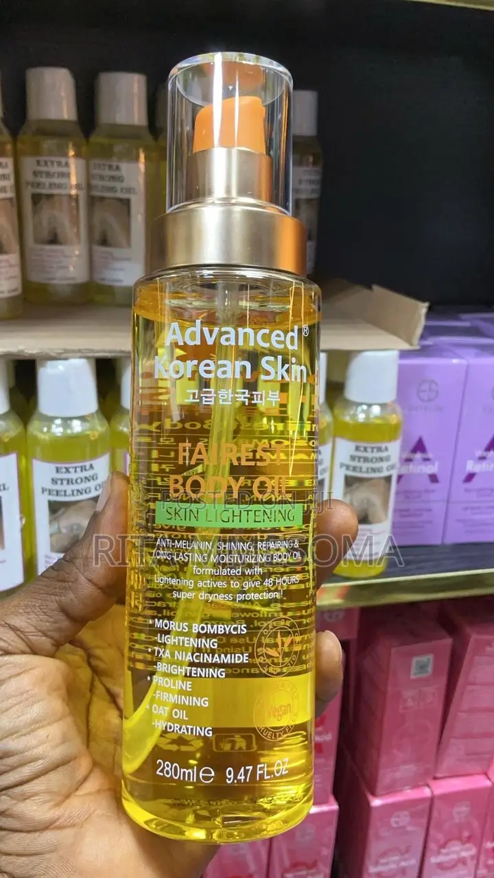 Advanced Korean Skin Lightening and Brightening Body Oil in Anambra ...