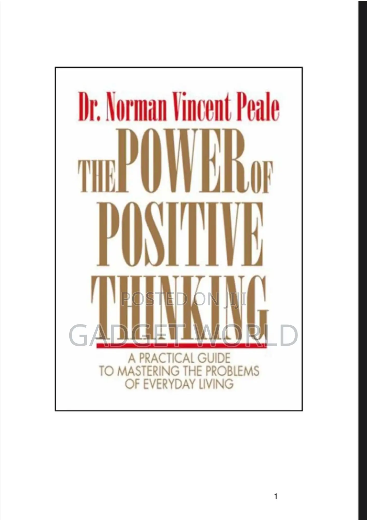 The Power of Positive Thinking in Port-Harcourt - Books & Table Games ...