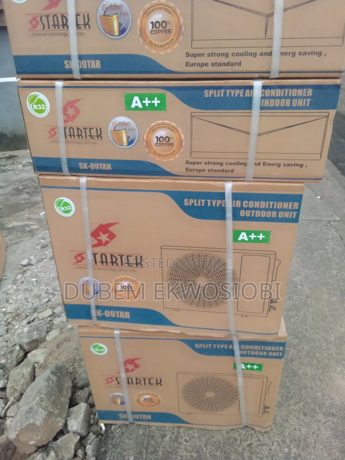 Startek Ac 1hp Split Unit 1year Warranty 100percent Cooper Very Good in ...