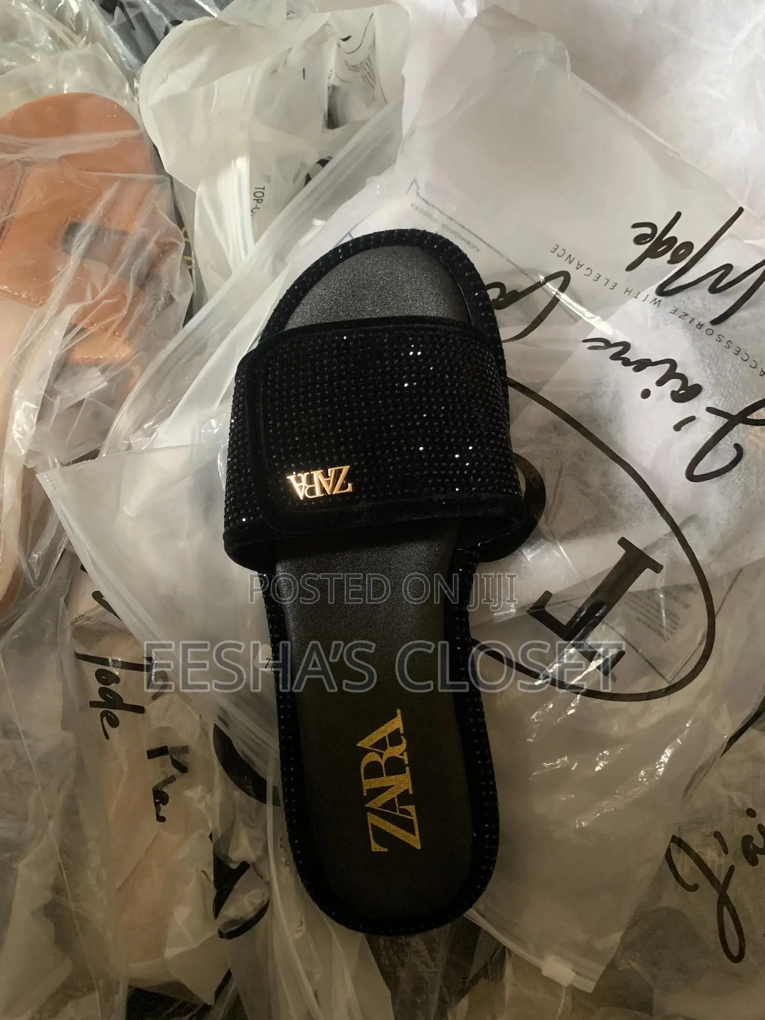 Zara Stone Slippers in Surulere - Shoes, Arike Olawunmi | Jiji.ng