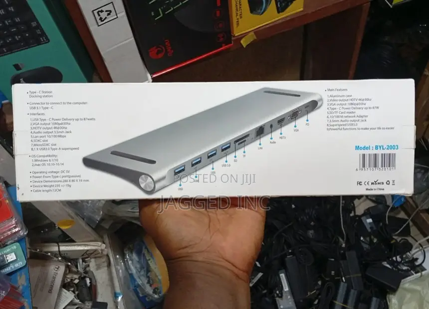 11-in-1 Premium Type-C Multi-Port Docking Station – Byl-2003 in Ikeja ...