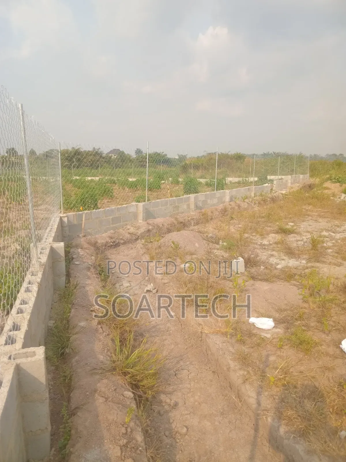 Chain Link Fencing Wifh Dwarf Brick Fencing in Ewekoro - Building ...