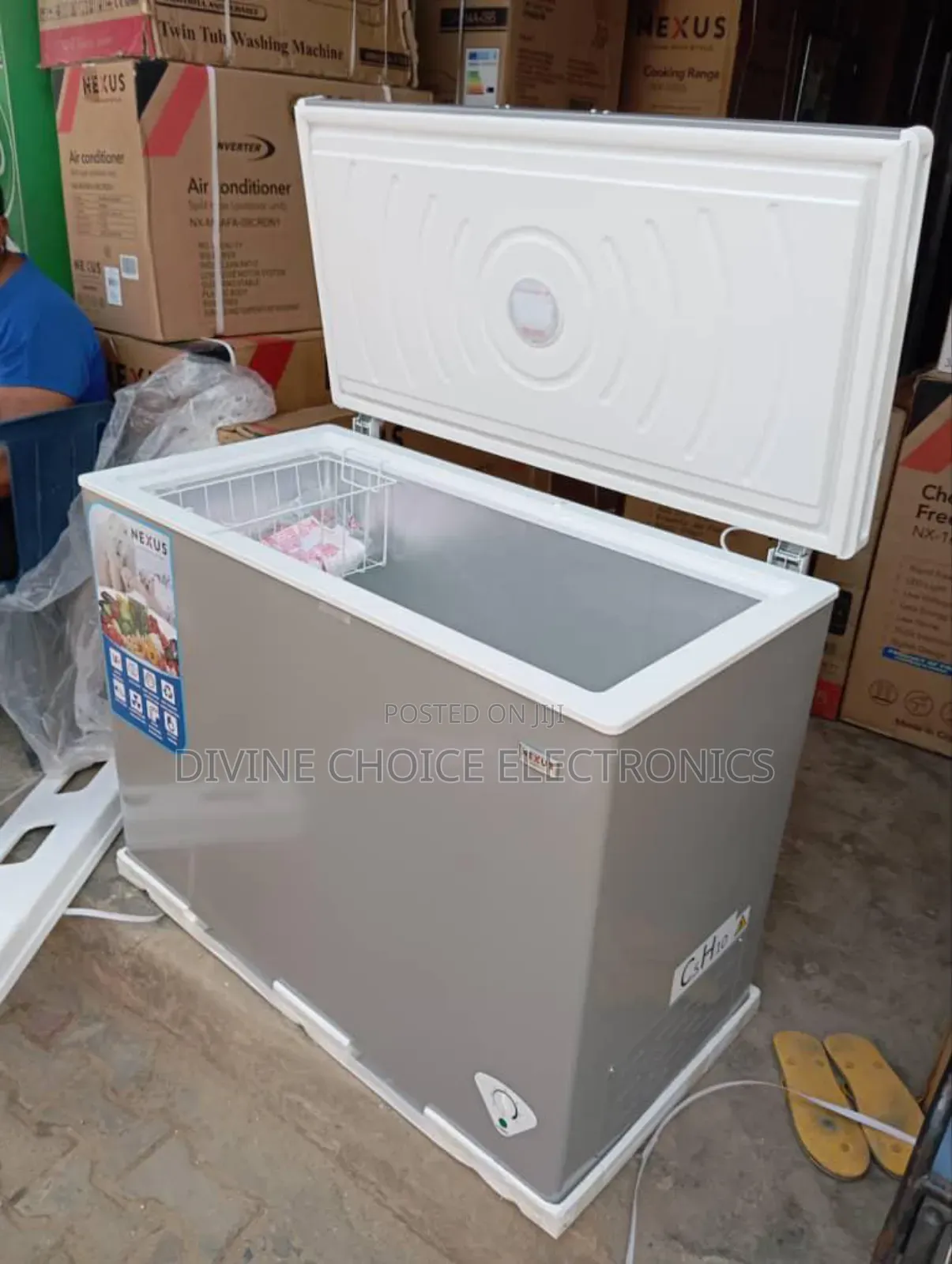 Nexus Chest Freezer 300 Litres Model Nx-400he Silver in Ojo - Kitchen ...