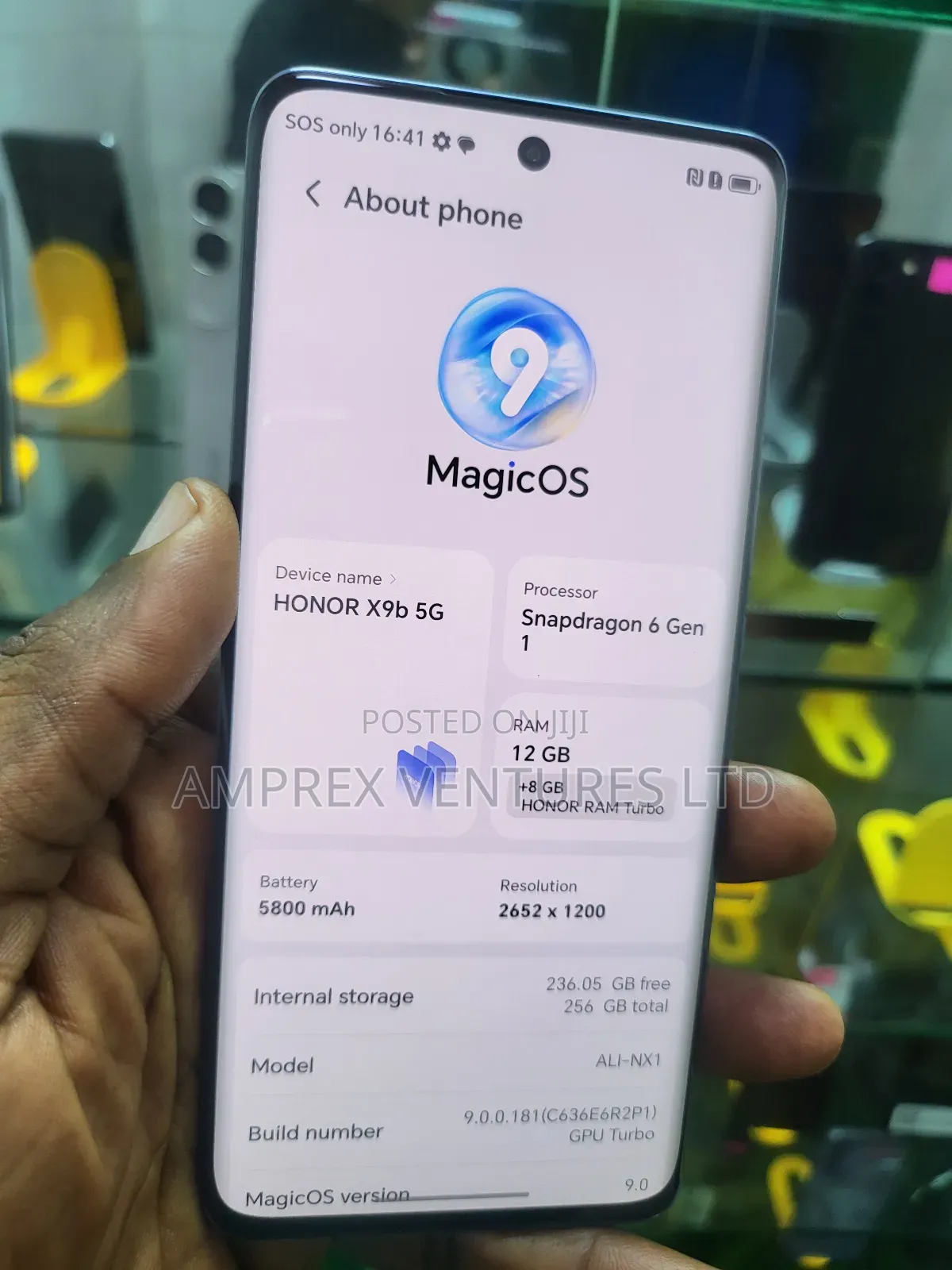 Honor X9b 5G 256 GB Blue in Ikeja - Mobile Phones, Amprex Ventures ...