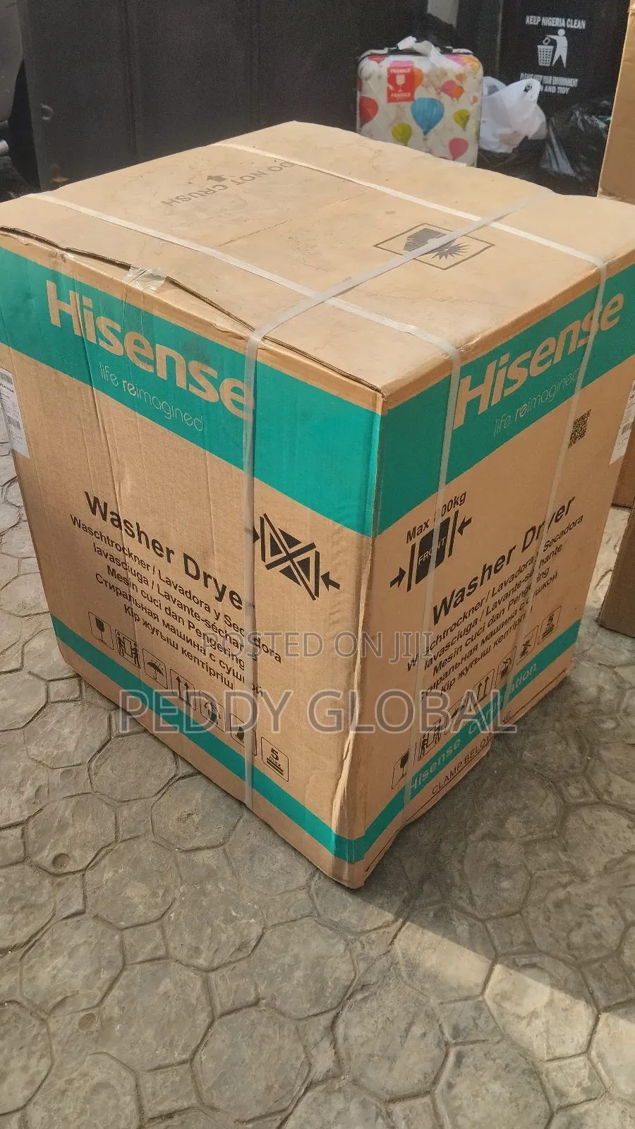 Hisense Front Load 12kg (Wf7s1247bb) Washing Machine No in Yaba - Home ...