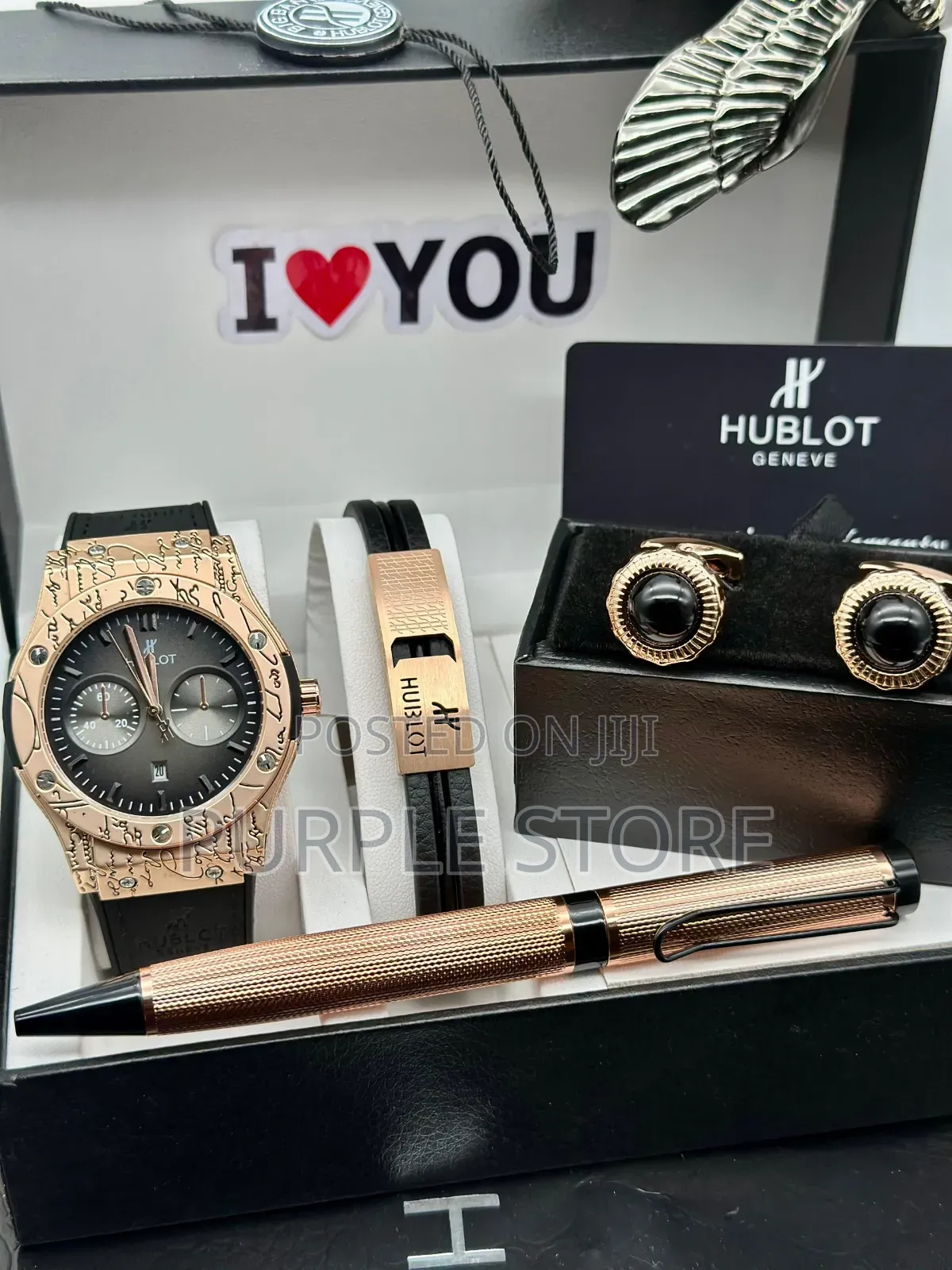 Hublot New Design Watch, Bracelet,Cufflinks and Pen Men's.-Set 9 in ...
