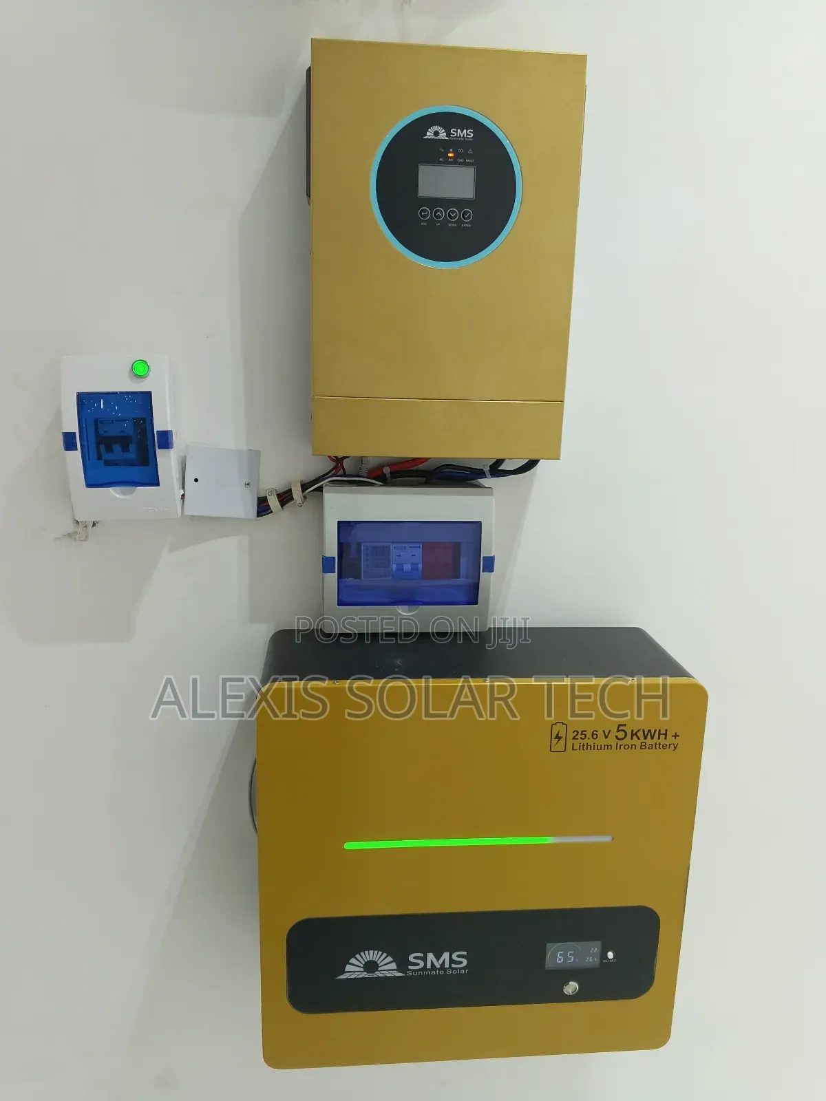 Full Solar Installation of 3.6kva Inverter and 5kwh Lithium Battery in ...