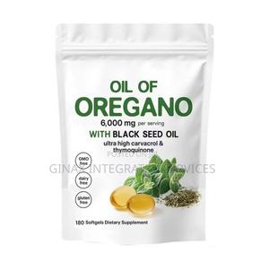 Oil of Oregano Softgels With Black Seed Oil (180 Softgels) in Surulere ...