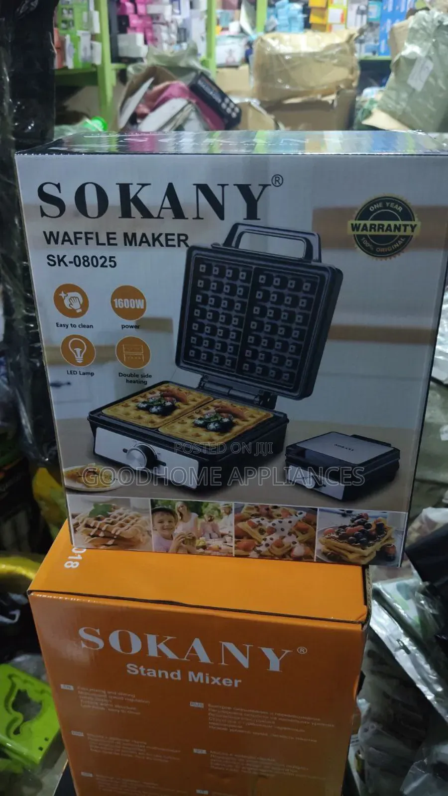 Sokany Double Waffle Maker in Lagos Island (Eko) - Kitchen Appliances ...