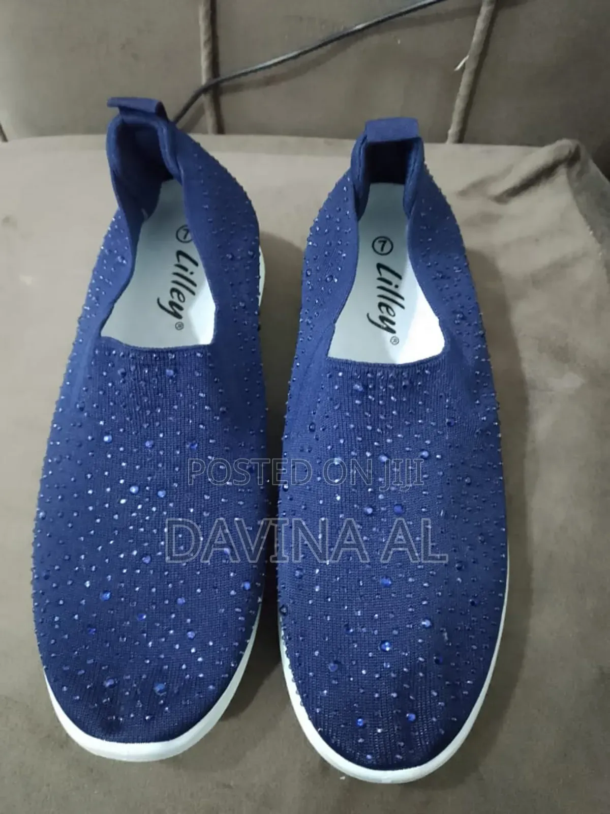 Jeans Studded Sneakers in Jabi - Shoes, Davina Beauty | Jiji.ng