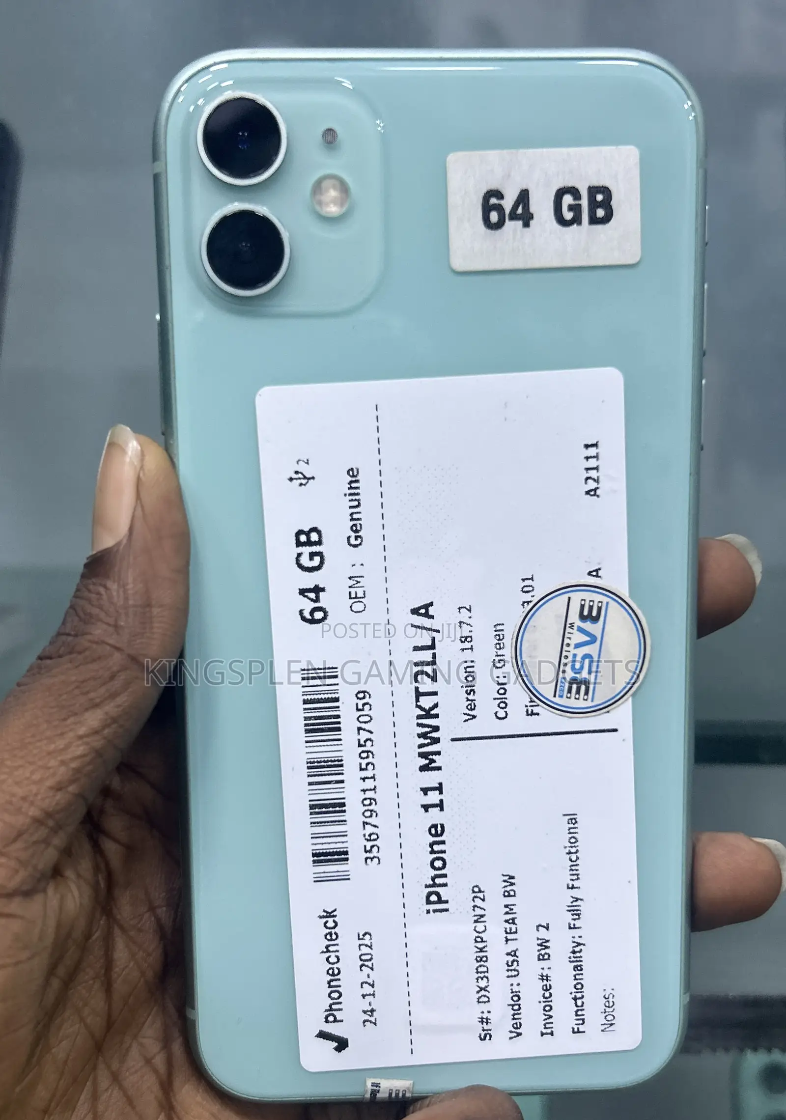 Apple iPhone 11 64 GB Blue in Ikeja - Mobile Phones, Kingsplen Gaming ...