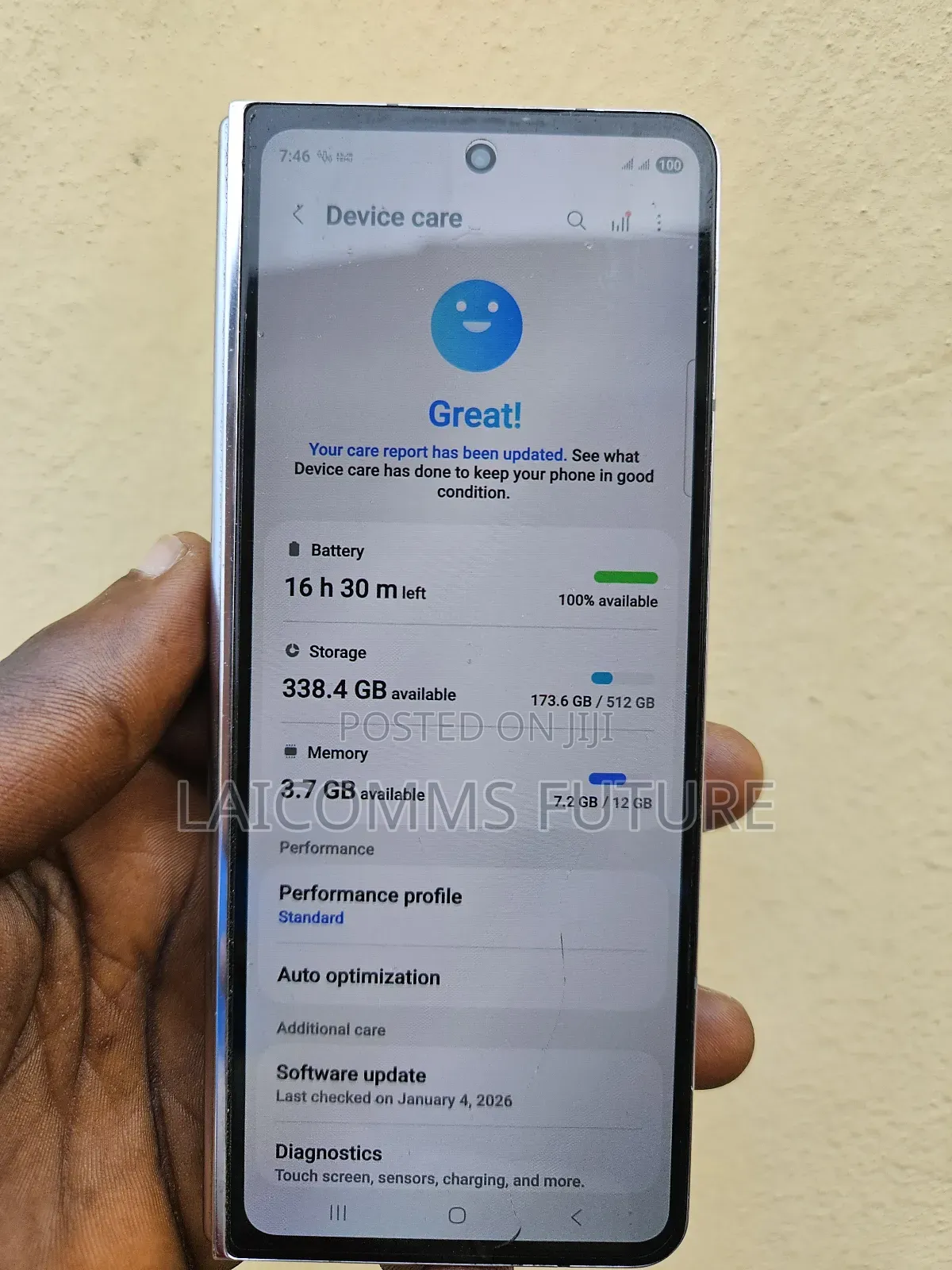 Samsung Galaxy Z Fold 5 512 GB Blue in Ipaja - Mobile Phones, Laicomms ...