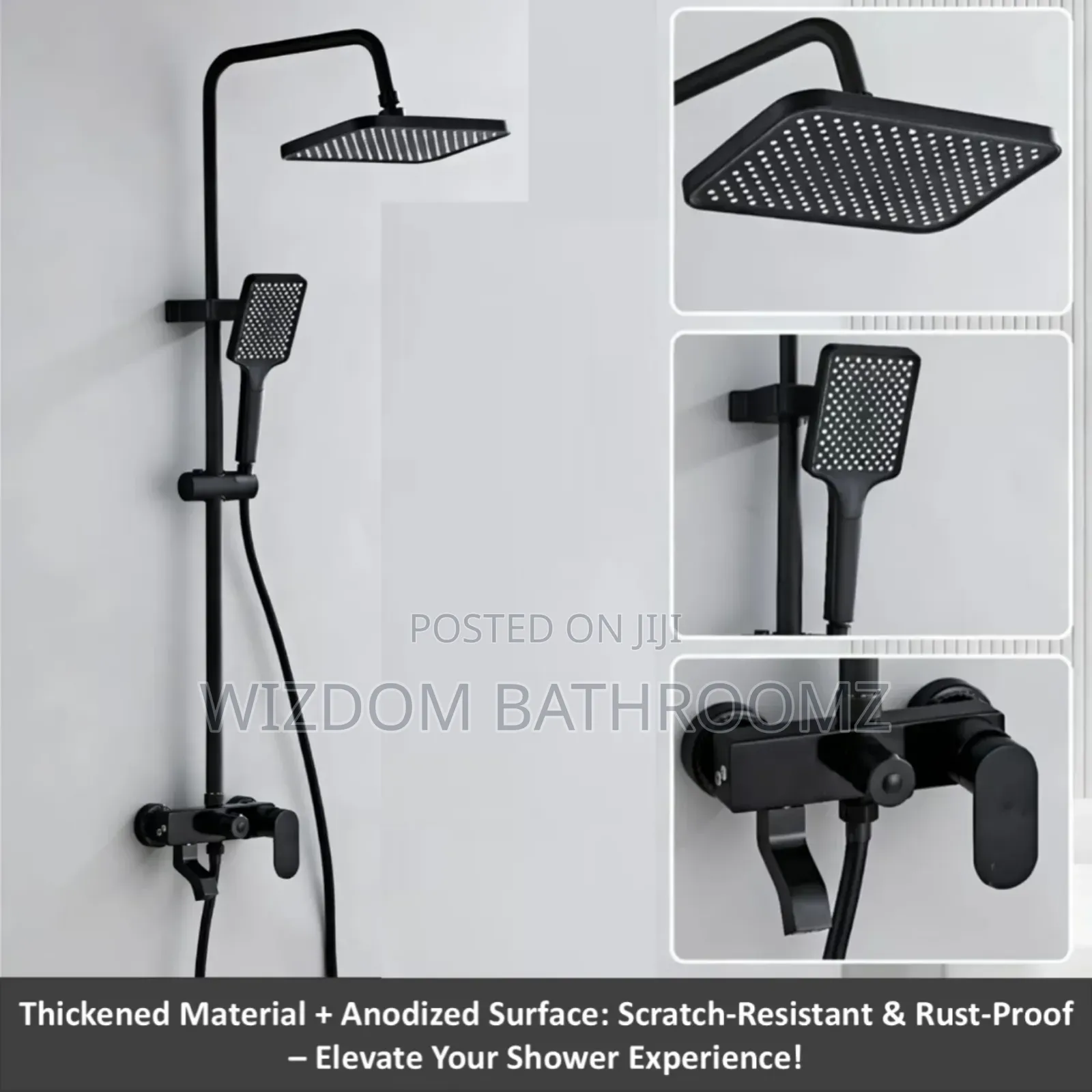 Quality Black Shower Set in Dei-Dei - Plumbing & Water Systems, Wizdom ...