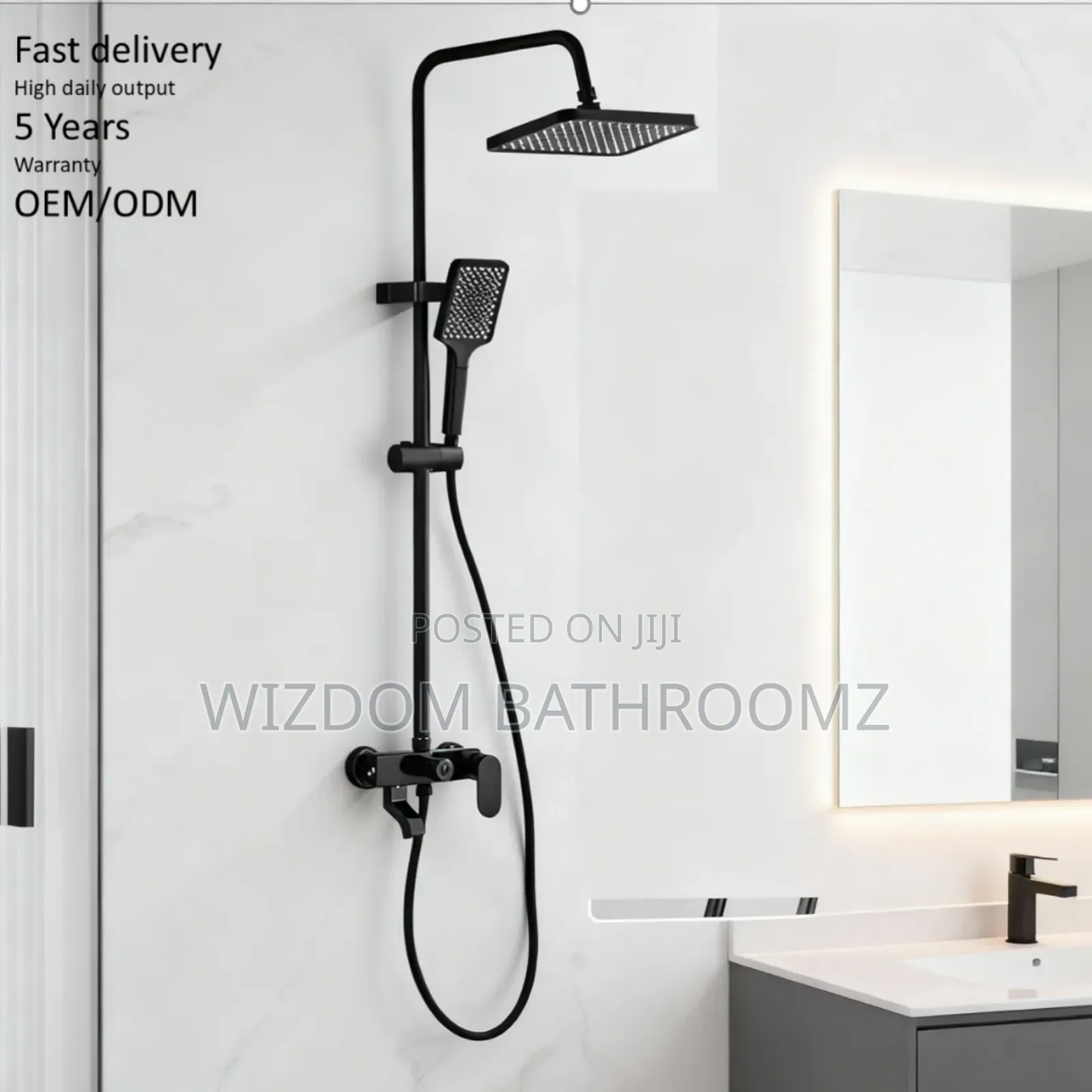 Quality Black Shower Set in Dei-Dei - Plumbing & Water Systems, Wizdom ...
