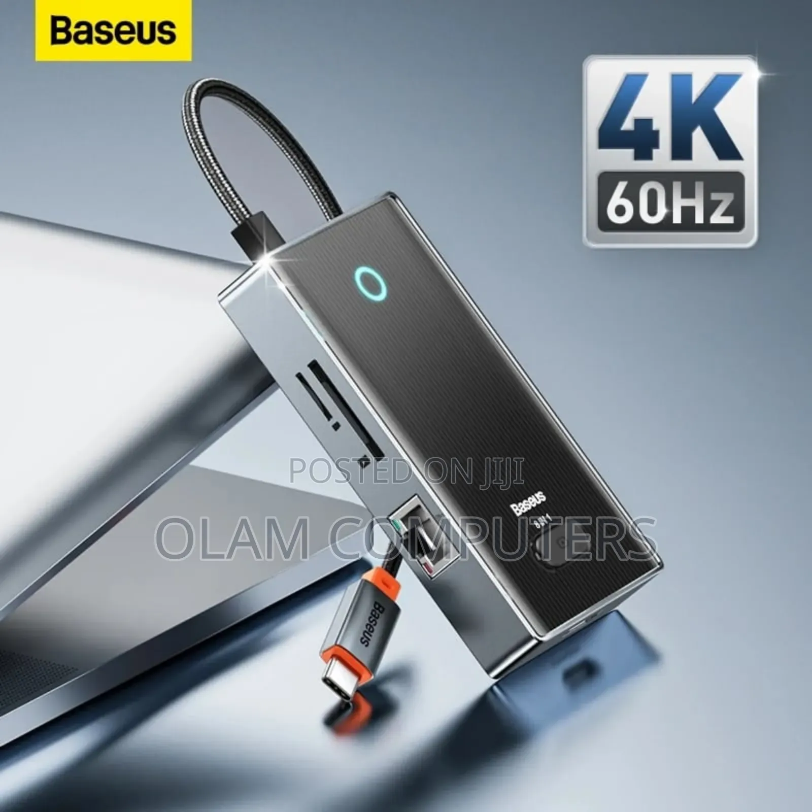 Baseus 8 in 1 Focus Series 8-Port Type-C Hub Adapter in Ikeja ...